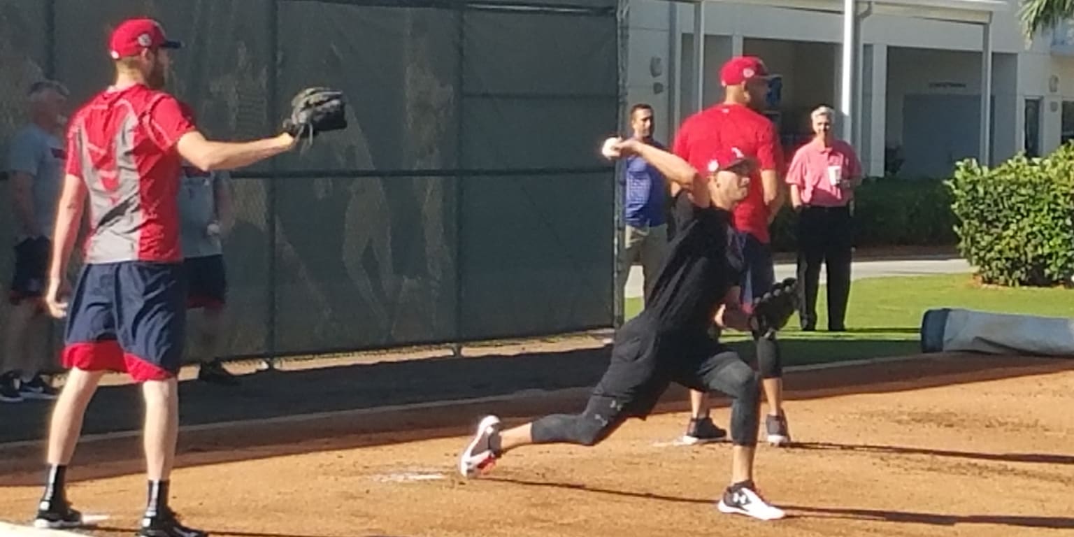 Red Sox aces throw together for first time