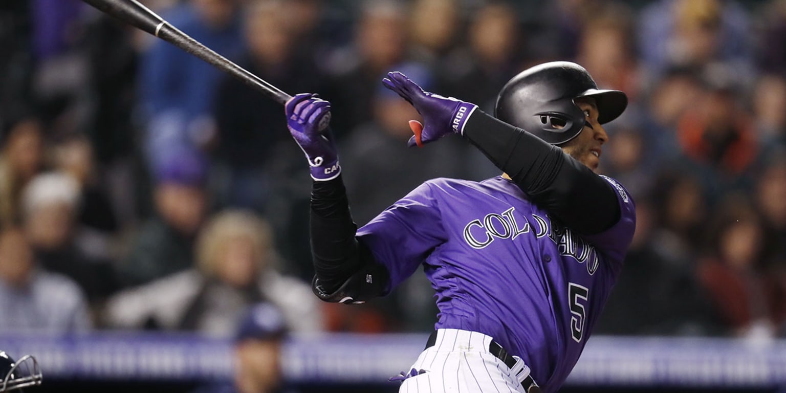 Ya siendo rotado en los jardines de los Rockies, CarGo quiere ...