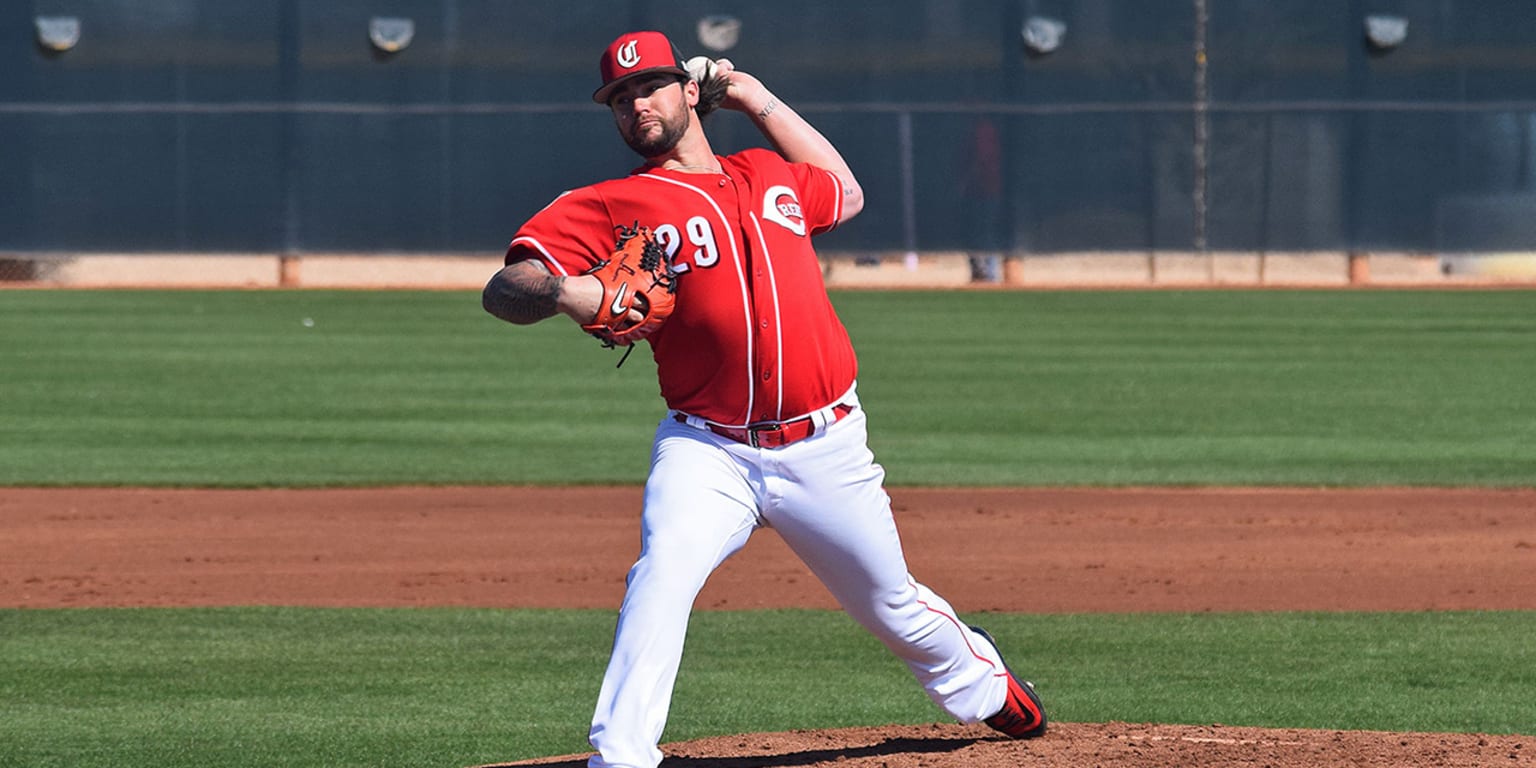 Reds' Brandon Finnegan throws sim game