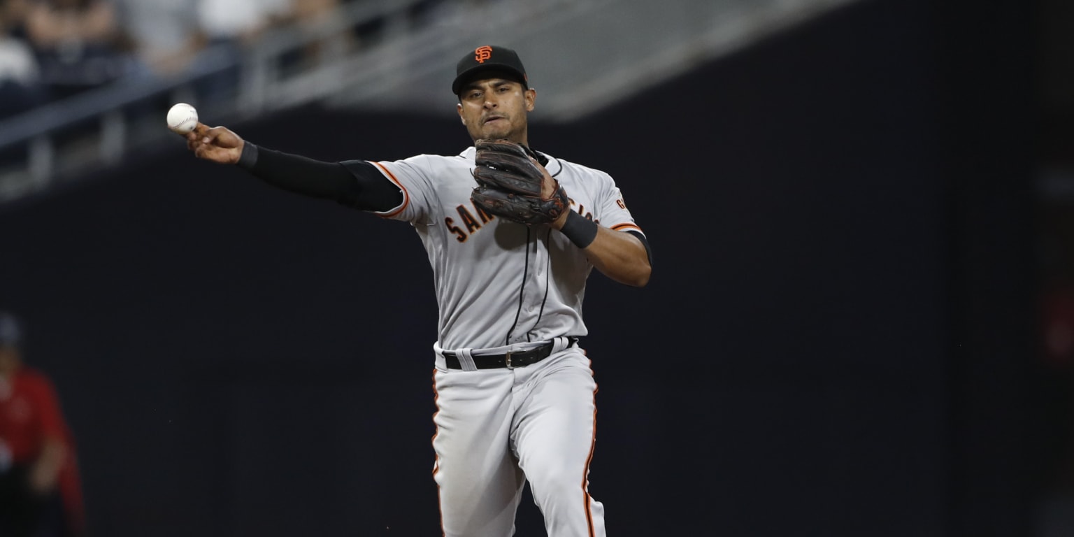 Donovan Solano contributing off Giants' bench