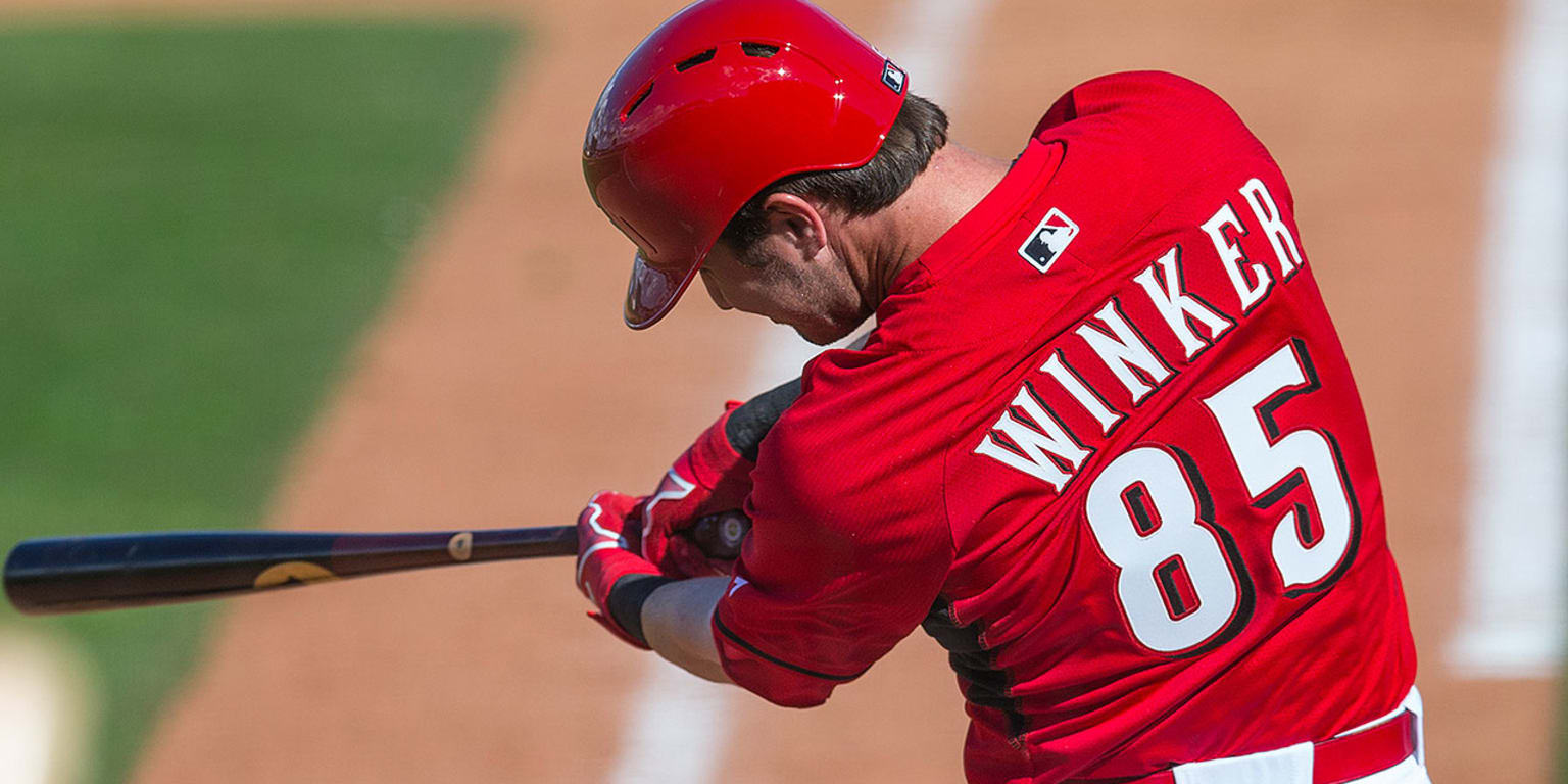 Jesse Winker battling for LF job this spring