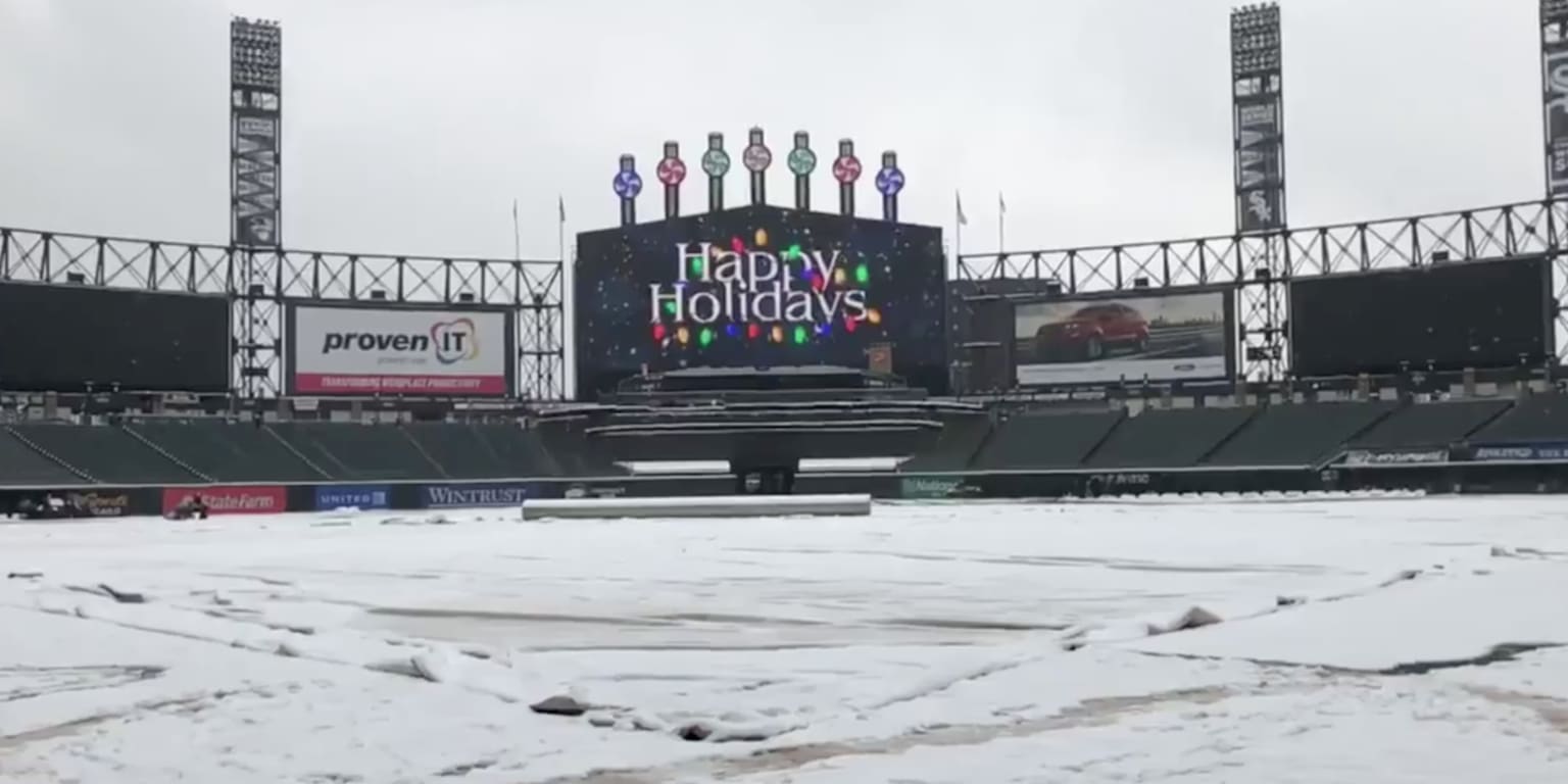 The White Sox and Cubs had some fun in Monday's Chicago snow | MLB.com