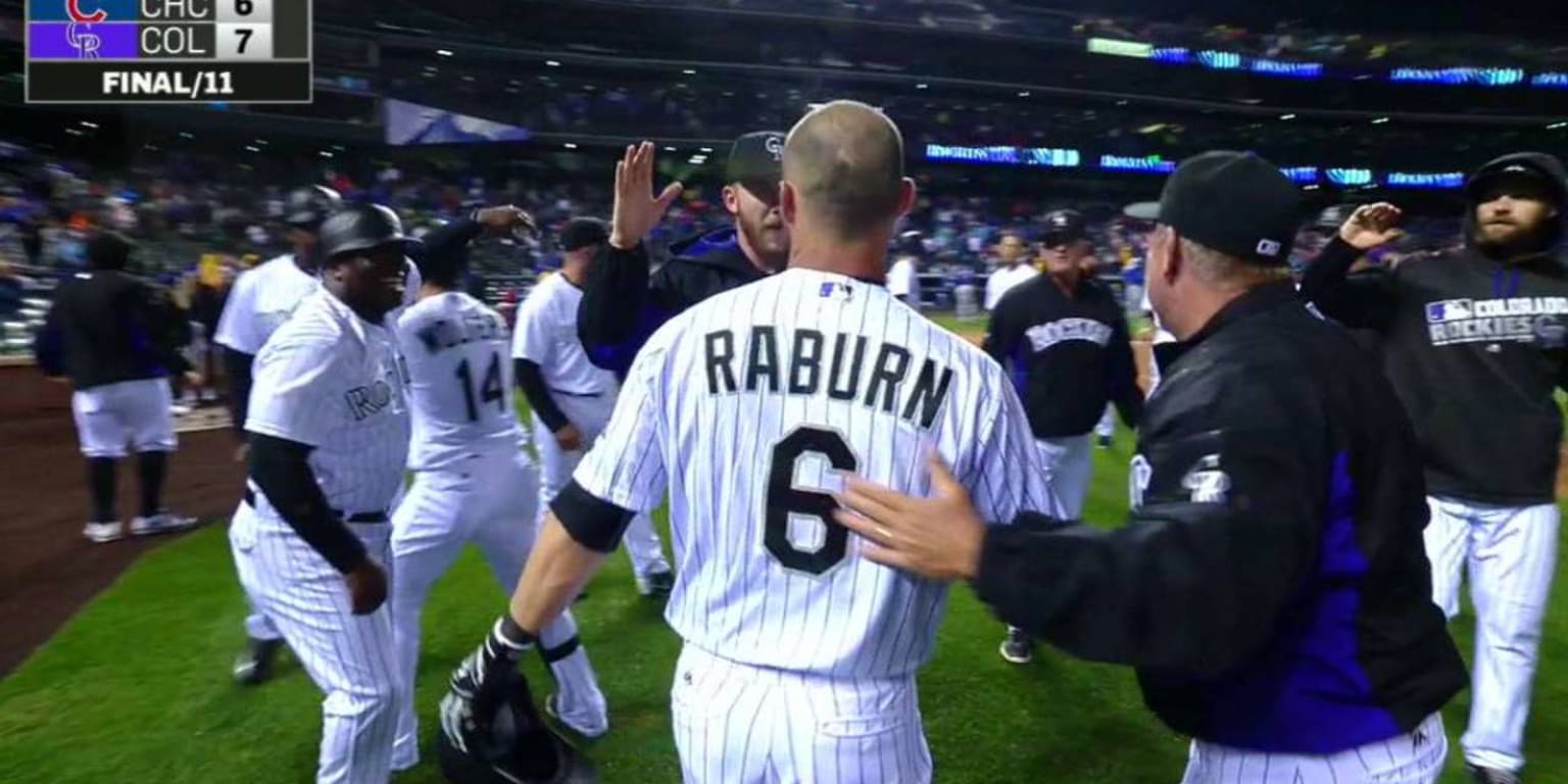 Rockies score 2 in 11th, walk off over Cubs