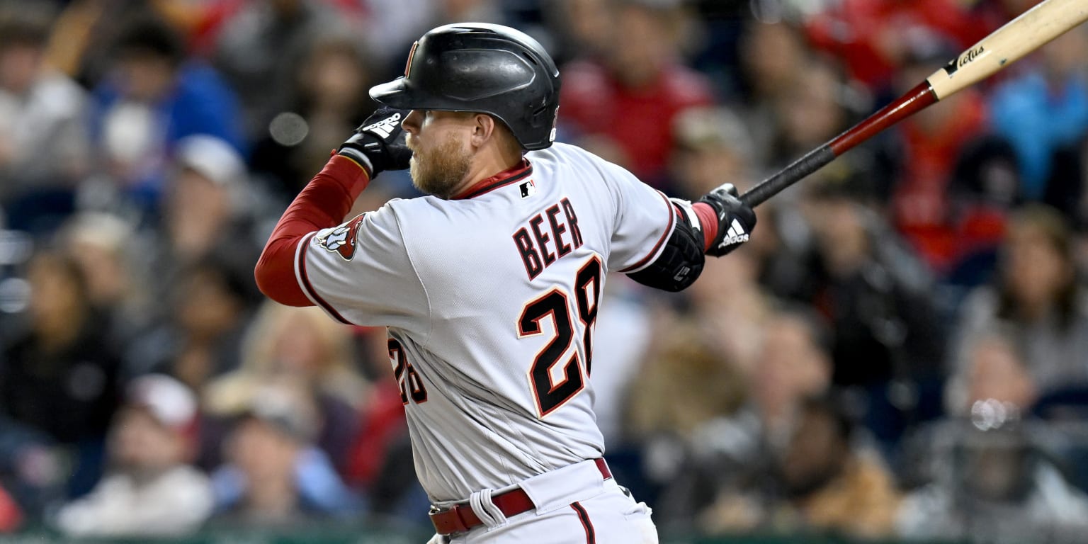 Seth Beer logs 3 hits as D-backs rout Nationals