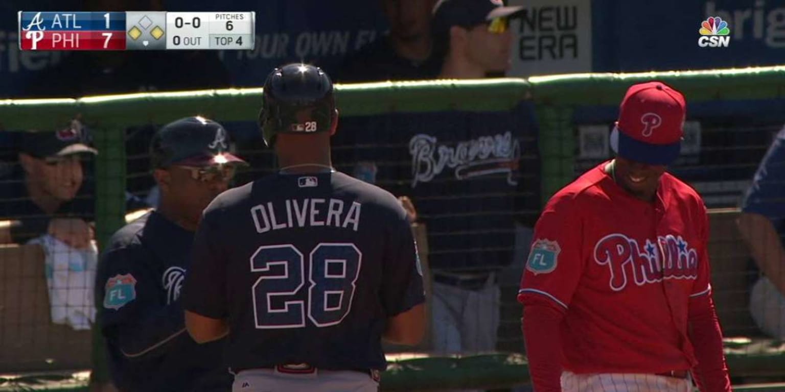 Hector Olivera getting comfortable in LF