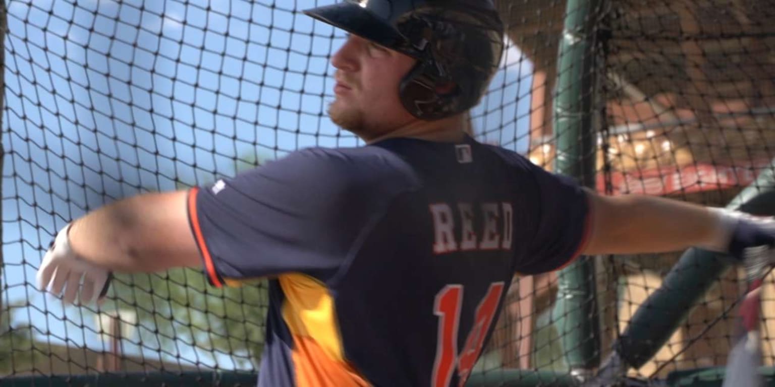 Astros' Reed offers strong bat in MLB