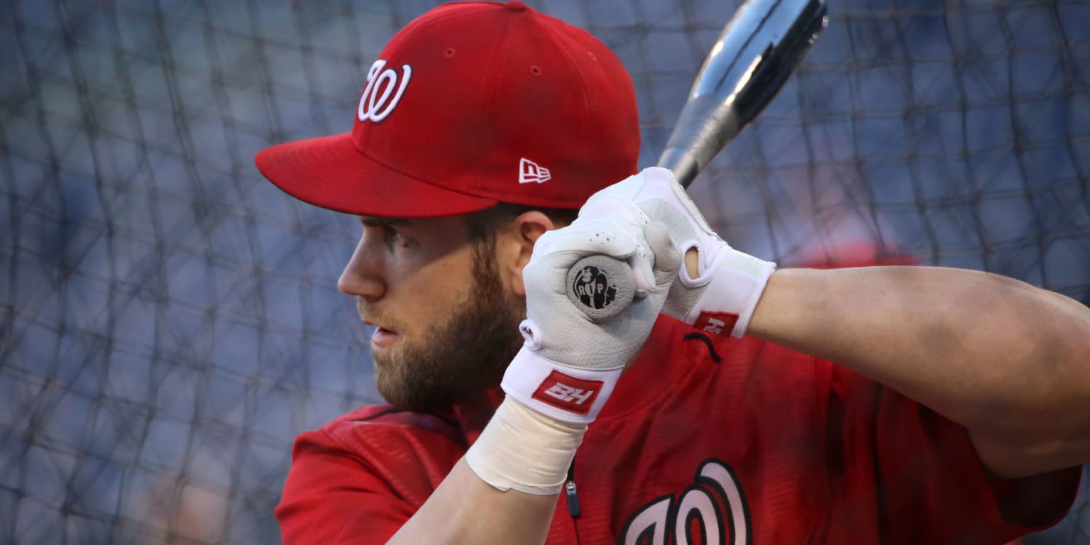 Bryce Harper rocked #RIPHarambe on his bat knobs during batting ...