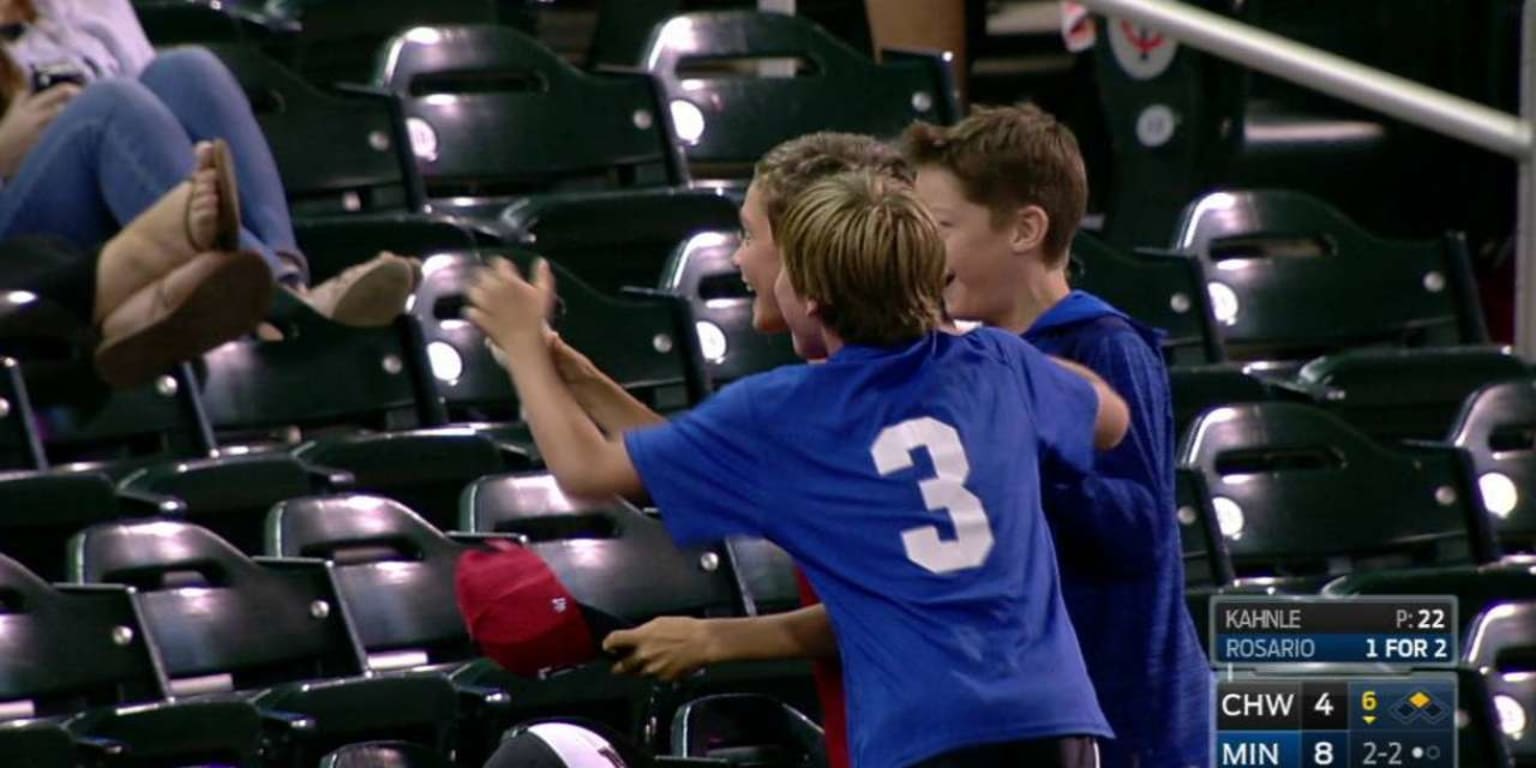 A young Twins fan and his friends could not believe that they actually ...
