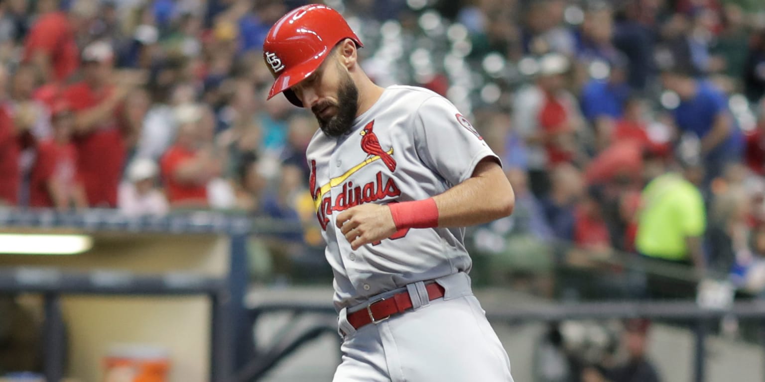 Matt Carpenter homers on 1st pitch vs Brewers