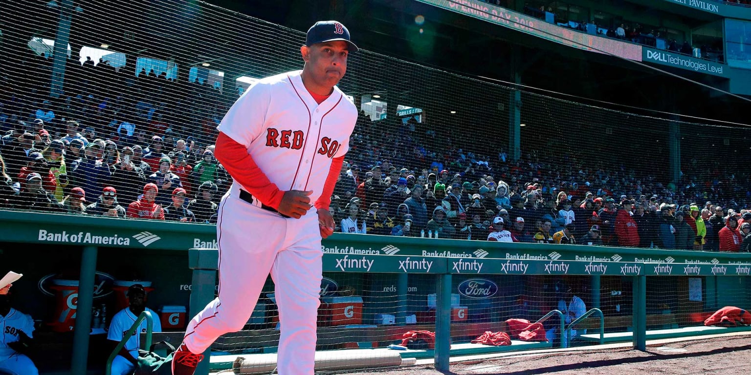 Red Sox manager Alex Cora soaks in home opener