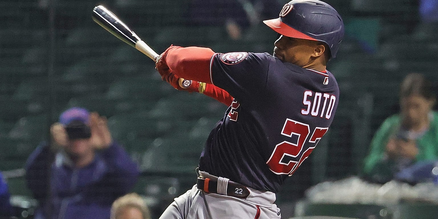 Juan Soto working on hitting the ball in the air