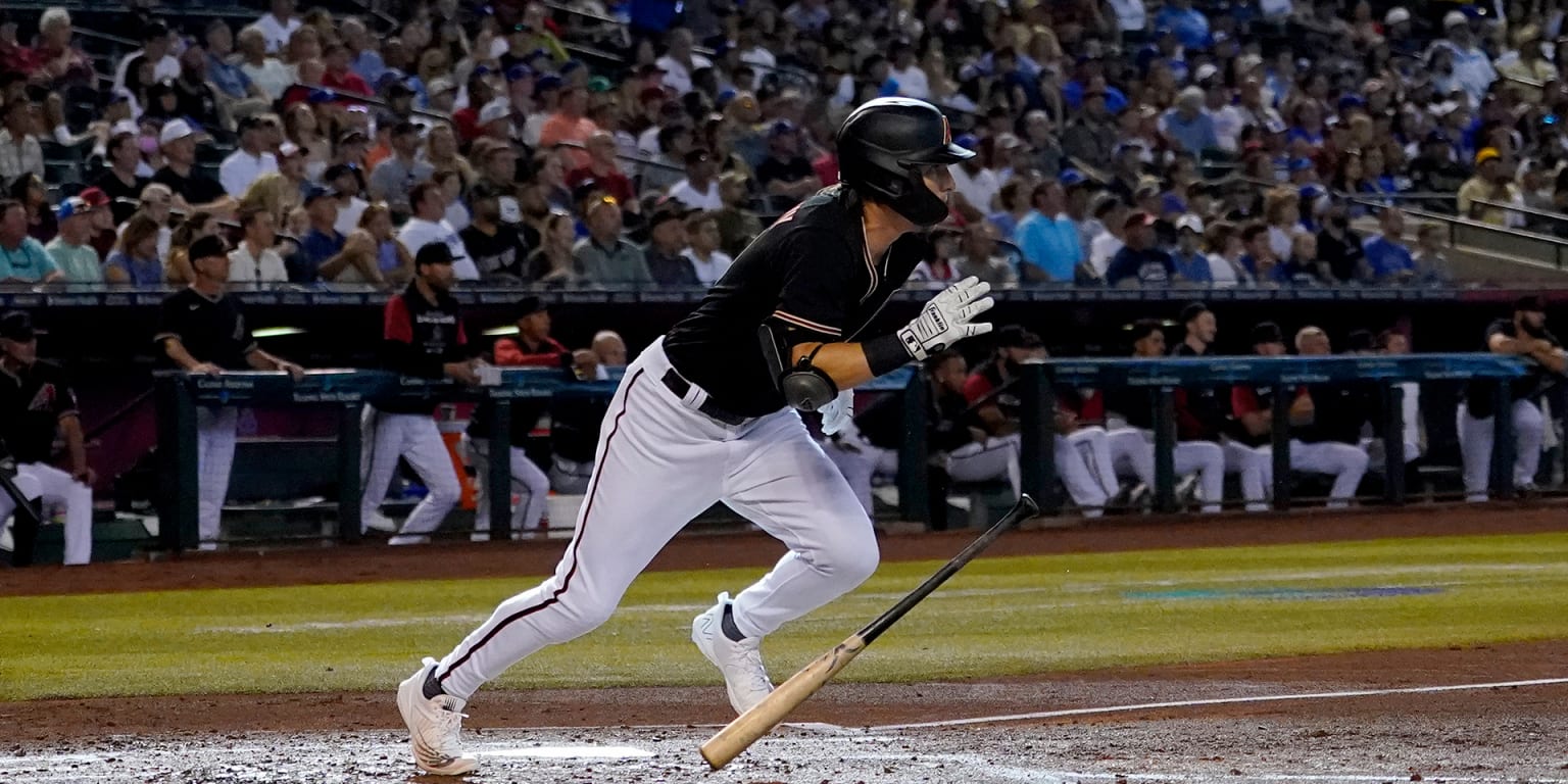 Jake McCarthy impresses on offense, defense vs. Dodgers