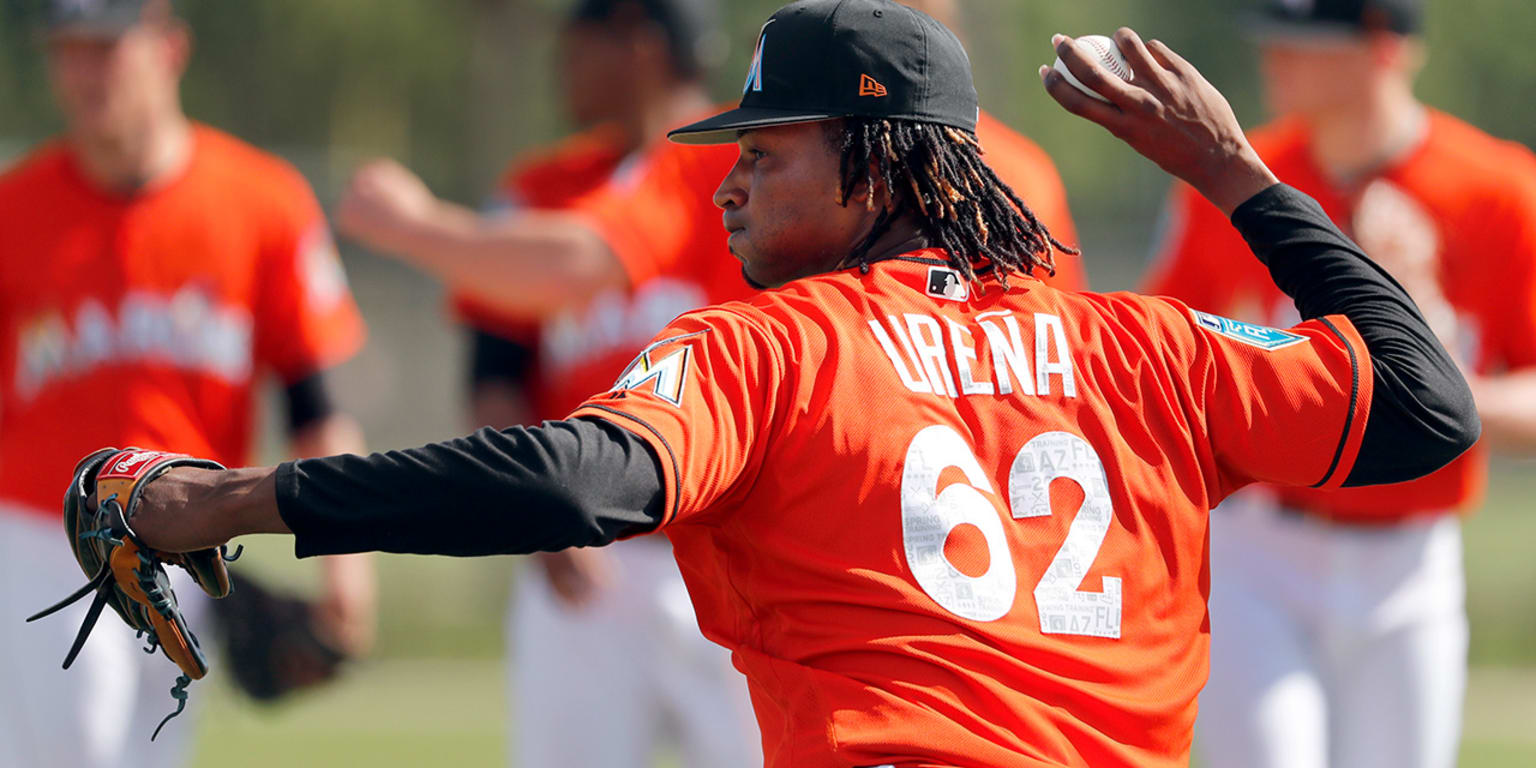 Urena in different spot in Marlins camp in '18