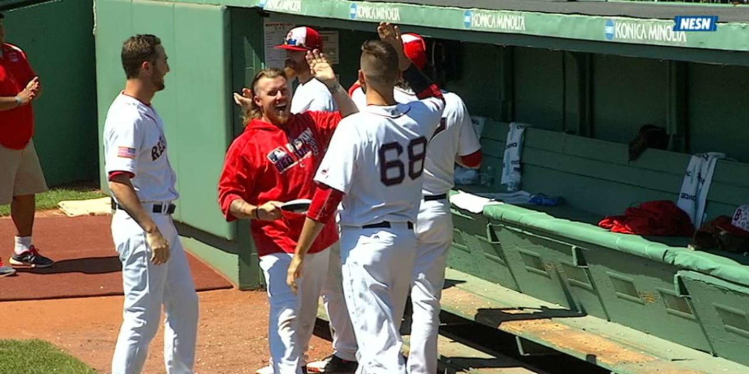 The best catch of July 4 came from Robbie Ross and his hat in the Red ...