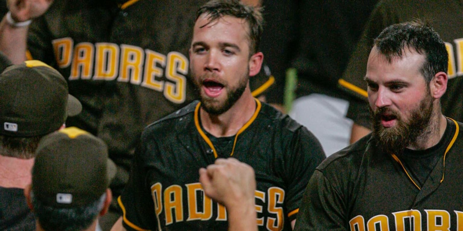 Padres' Ryan Schimpf adds to extra-base stats