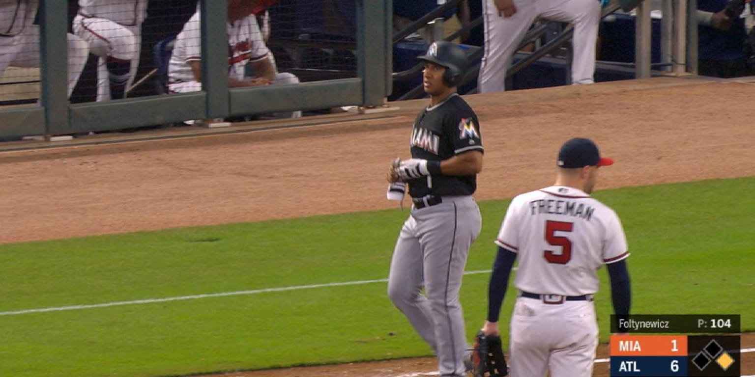 Christopher Bostick makes Marlins debut