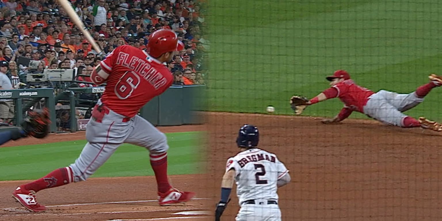 David Fletcher starts incredible double play