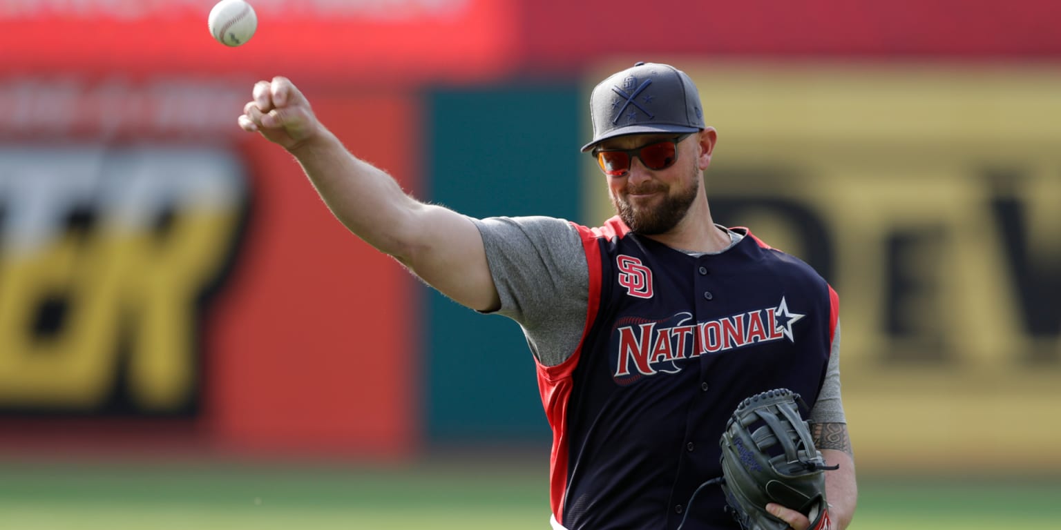 Padres' Kirby Yates at 2019 All-Star Game