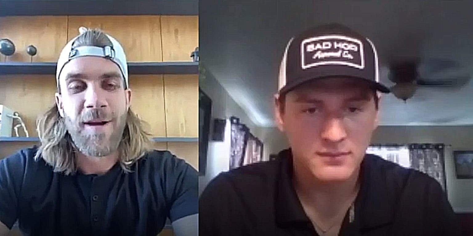 Bryce Harper surprises Draft prospect Jared Kelley