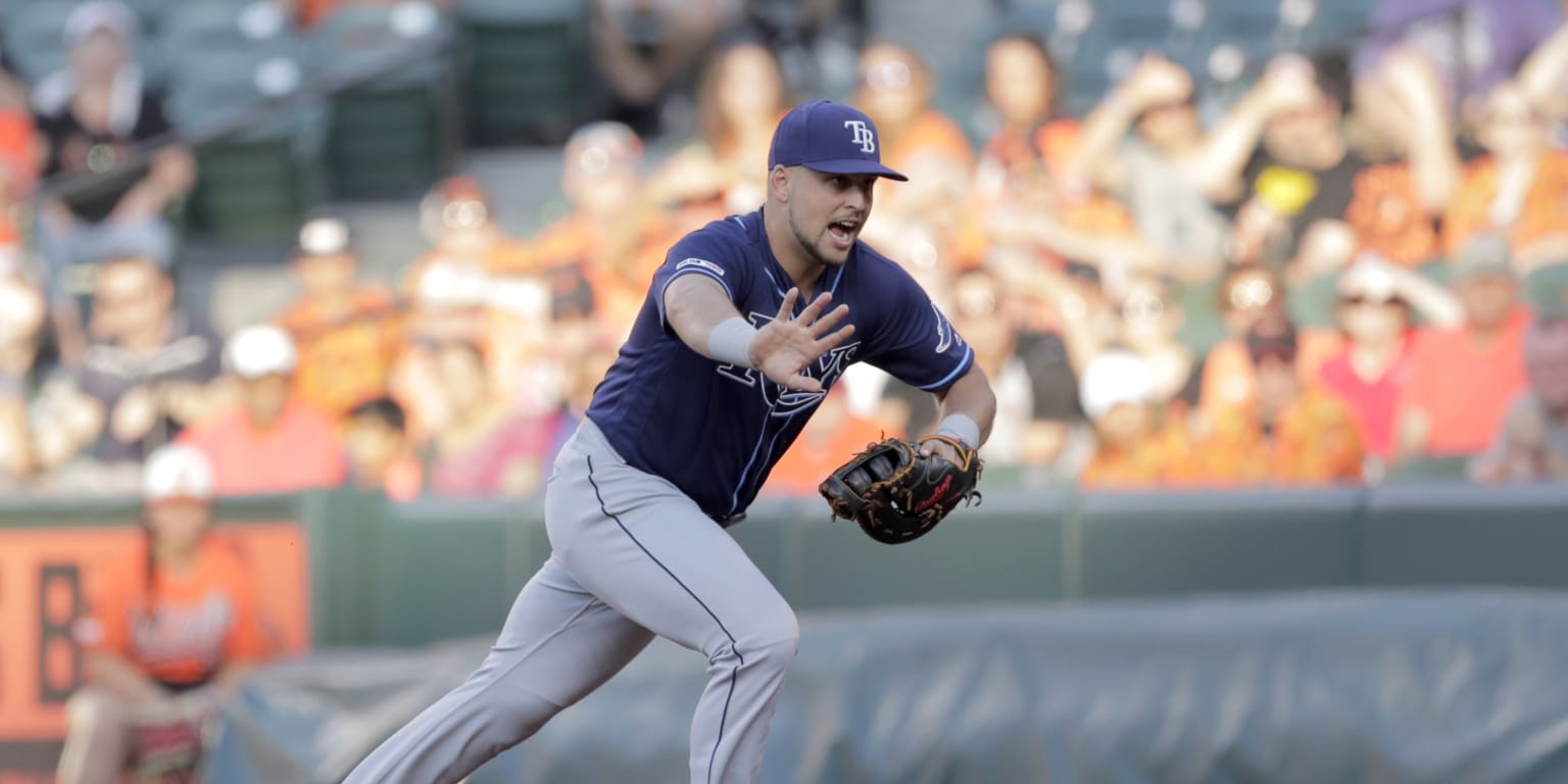 Nate Lowe gets 1st Major League start at 3rd base