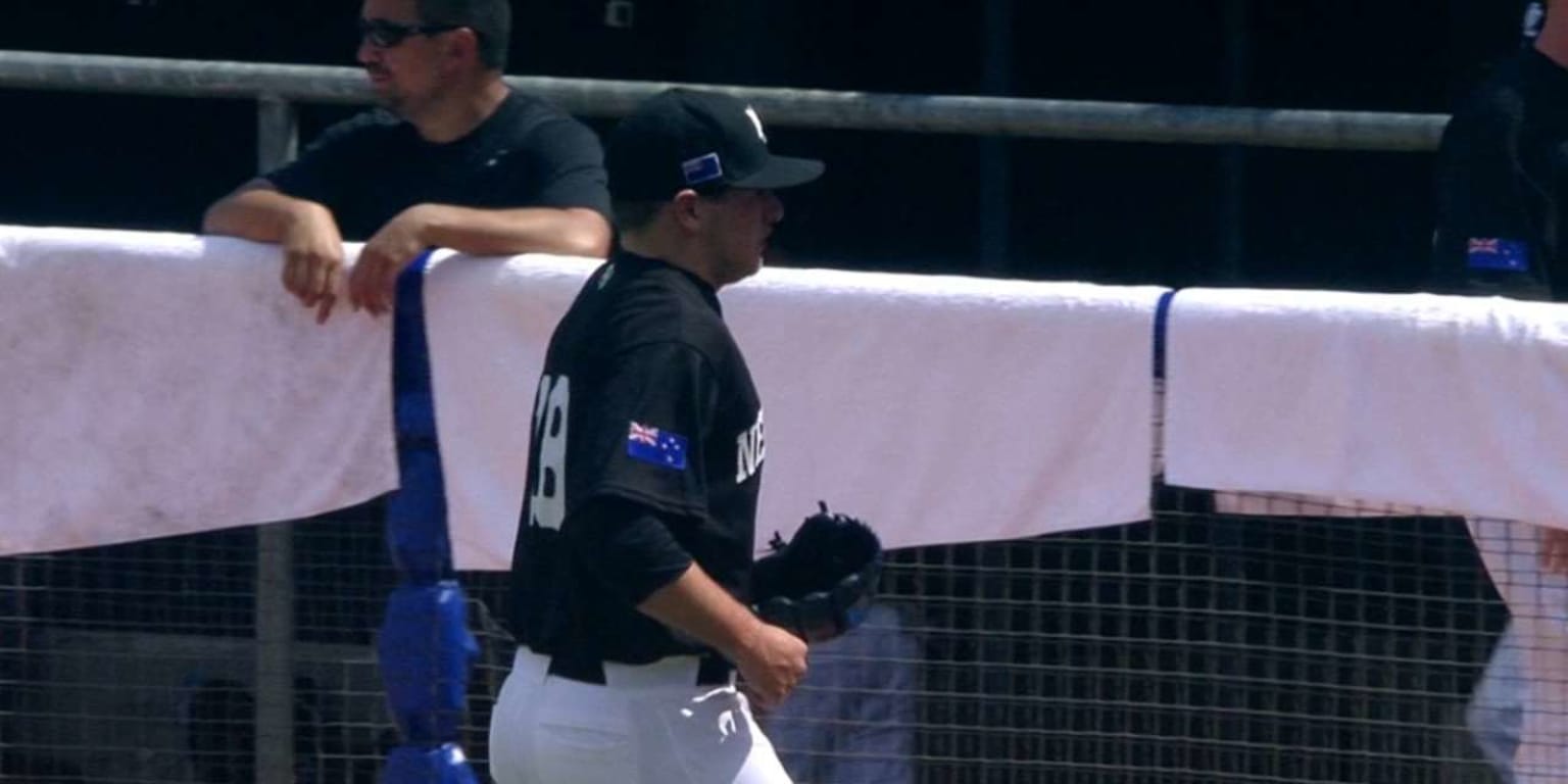 A high schooler got the win for New Zealand in its WBC Qualifier ...