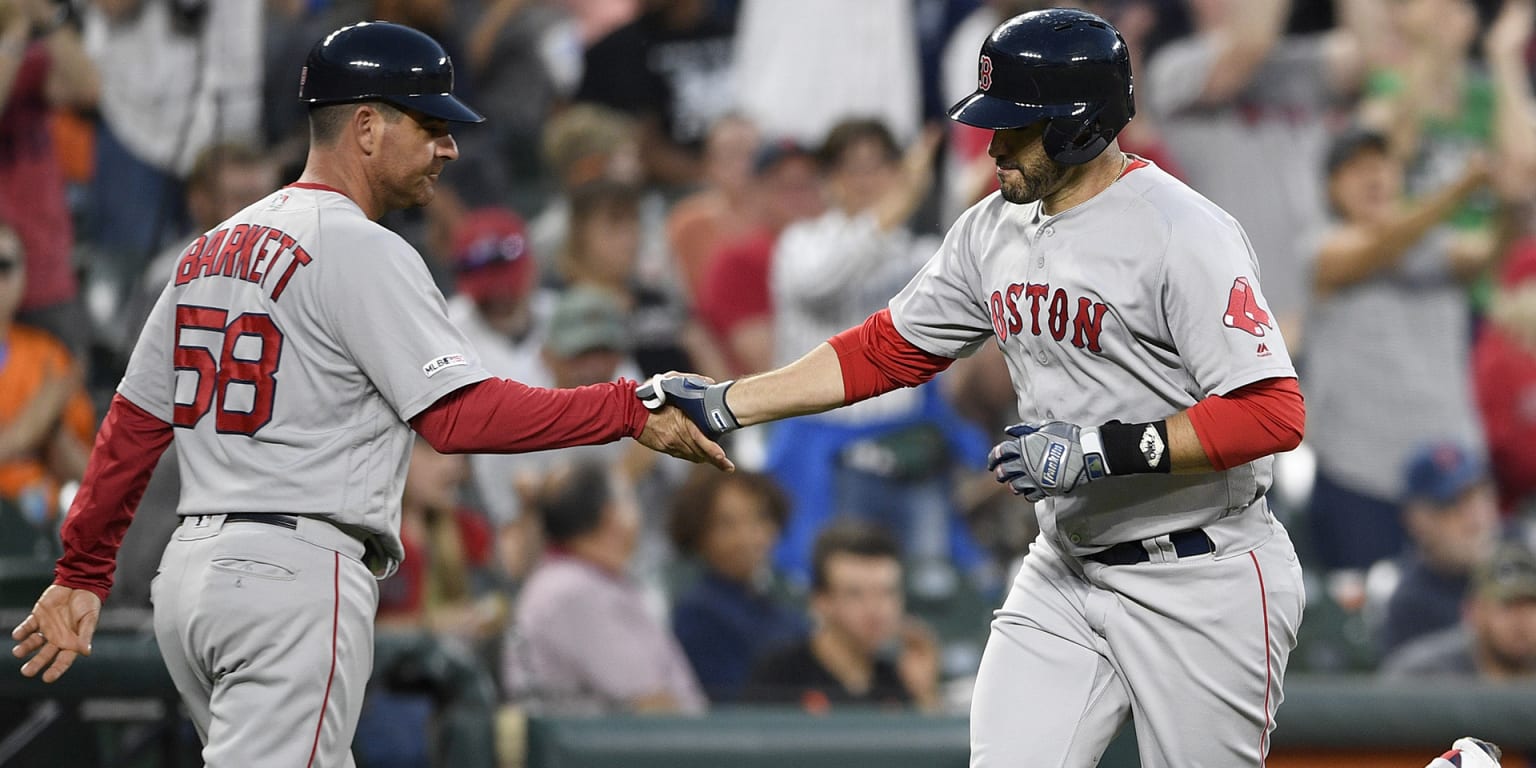 Andy Barkett Red Sox coach changes