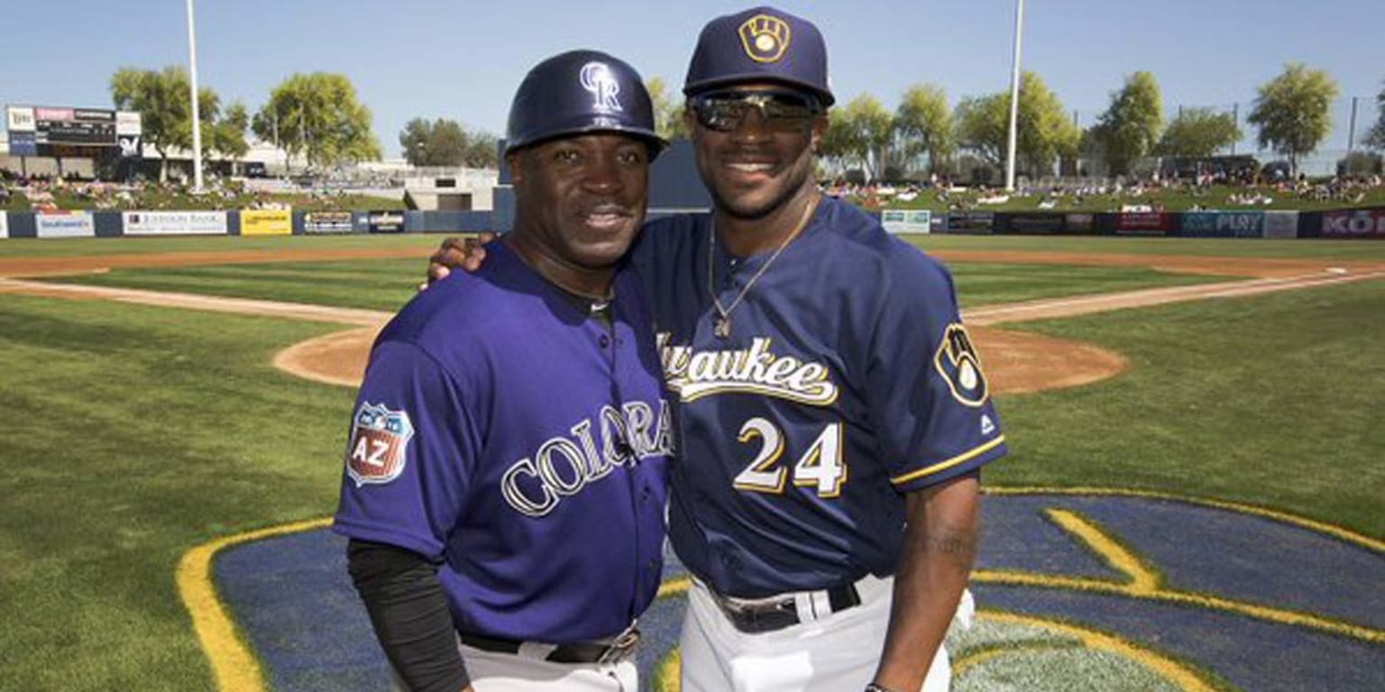 Brewers' Eric Young Jr. relies on dad's advice