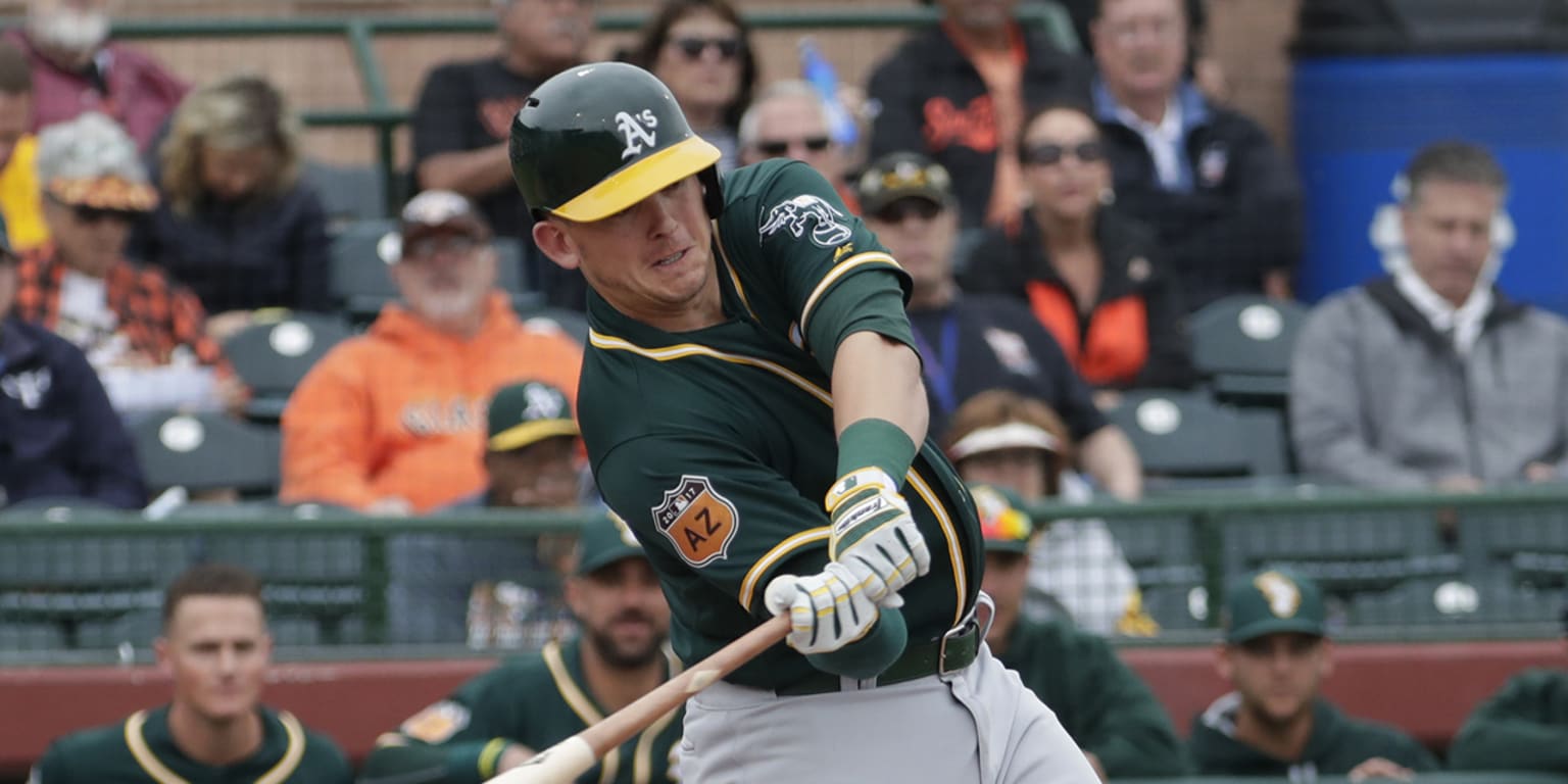 A's Ryon Healy will play first, third and DH