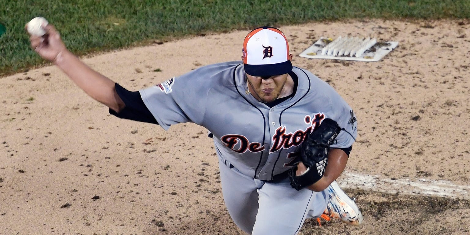 Joe Jimenez throws strikeout in All-Star Game