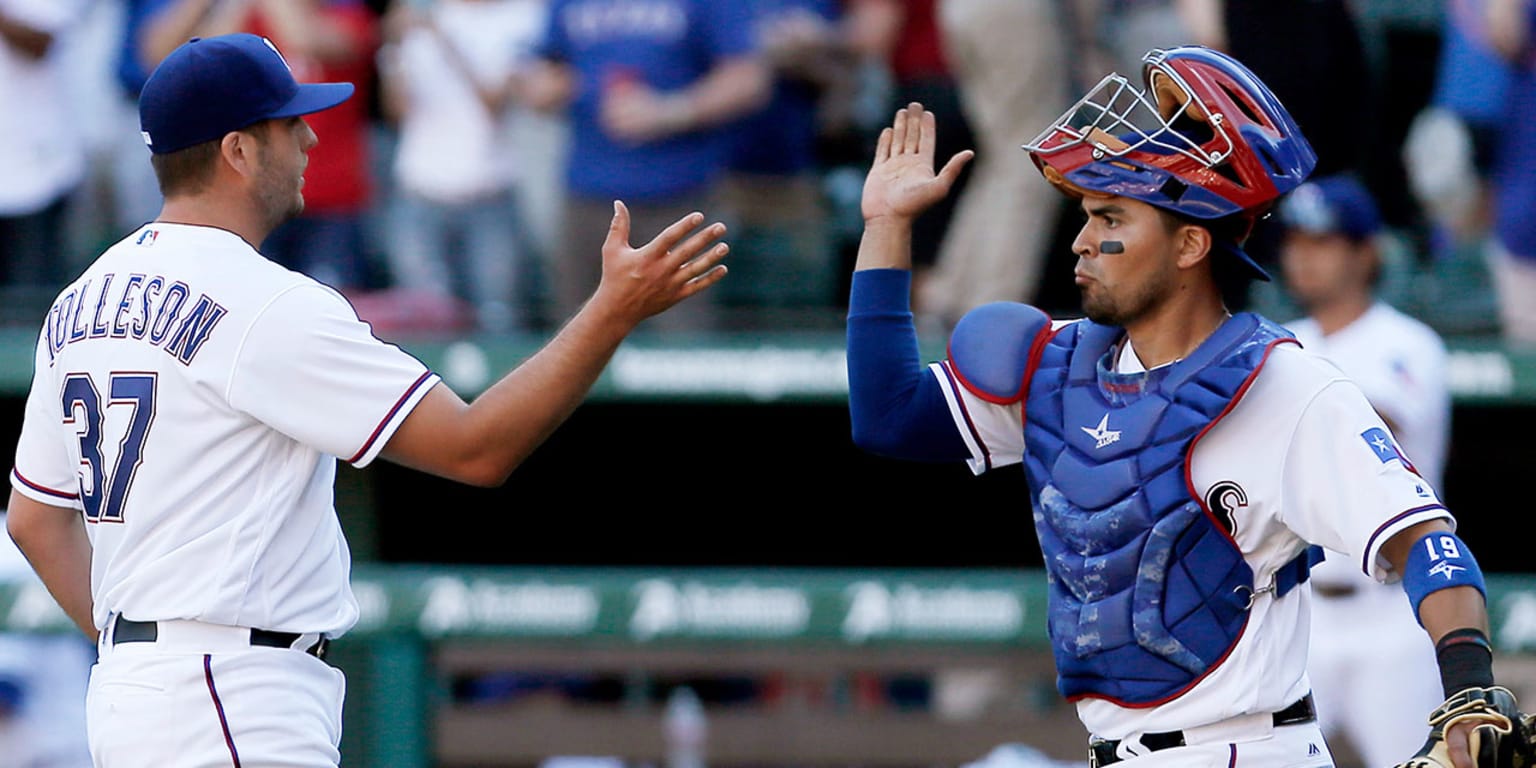 Rangers' one-hit Opening Day win a rare feat