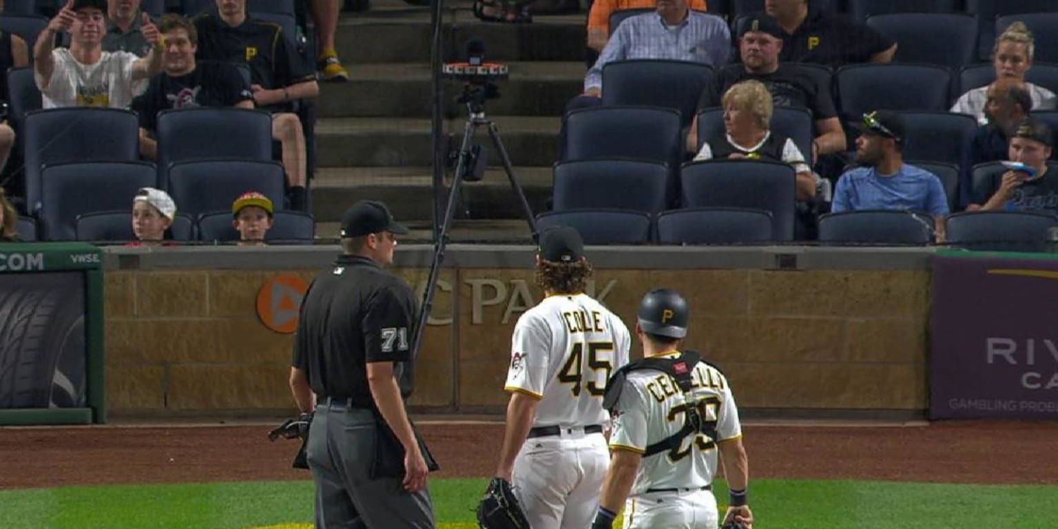 Somebody left a camera on the field during the Pirates game and nobody ...
