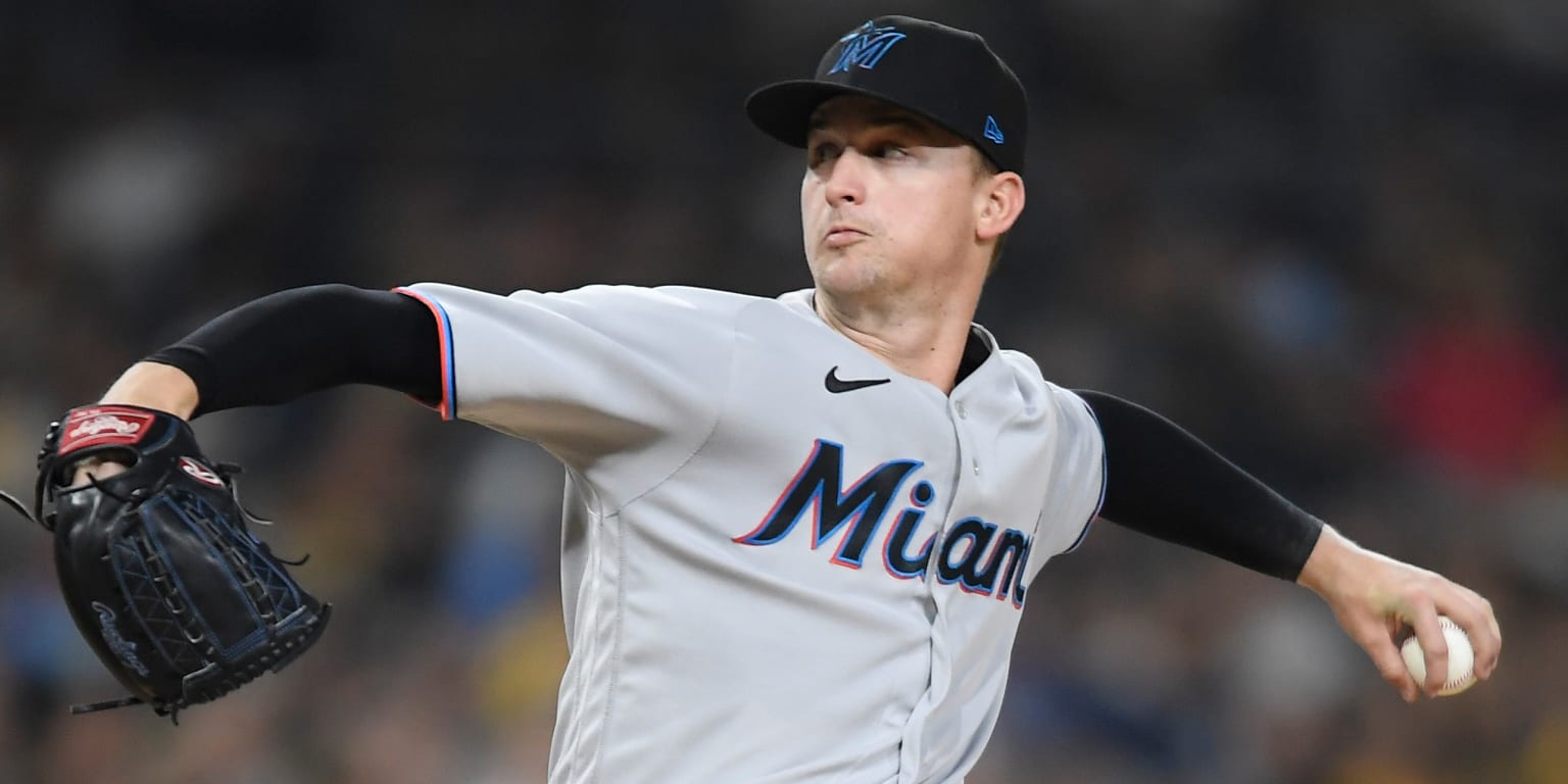 Braxton Garrett struggles in road loss to Padres