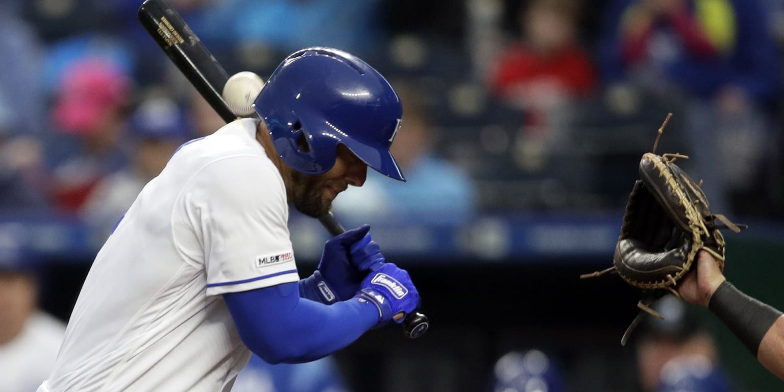 Alex Gordon holds Royals hit-by-pitch record