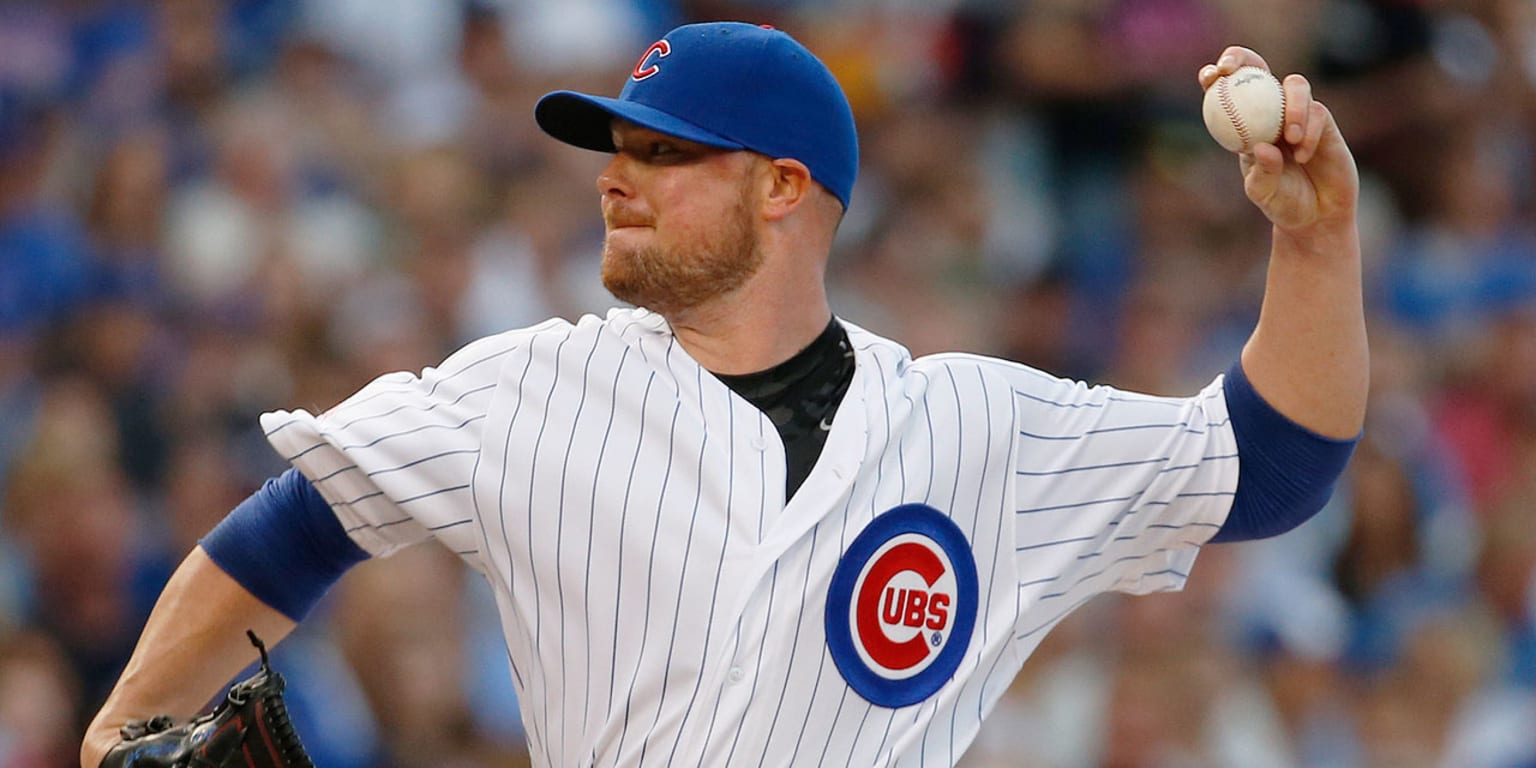 Jon Lester named NL Pitcher of Month