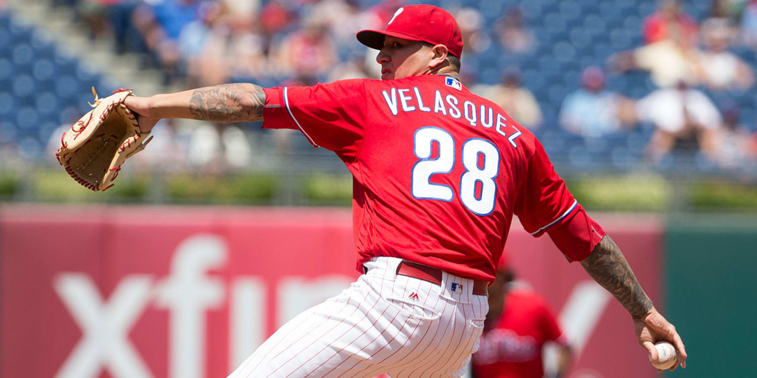 Phillies' Vince Velasquez throws five innings