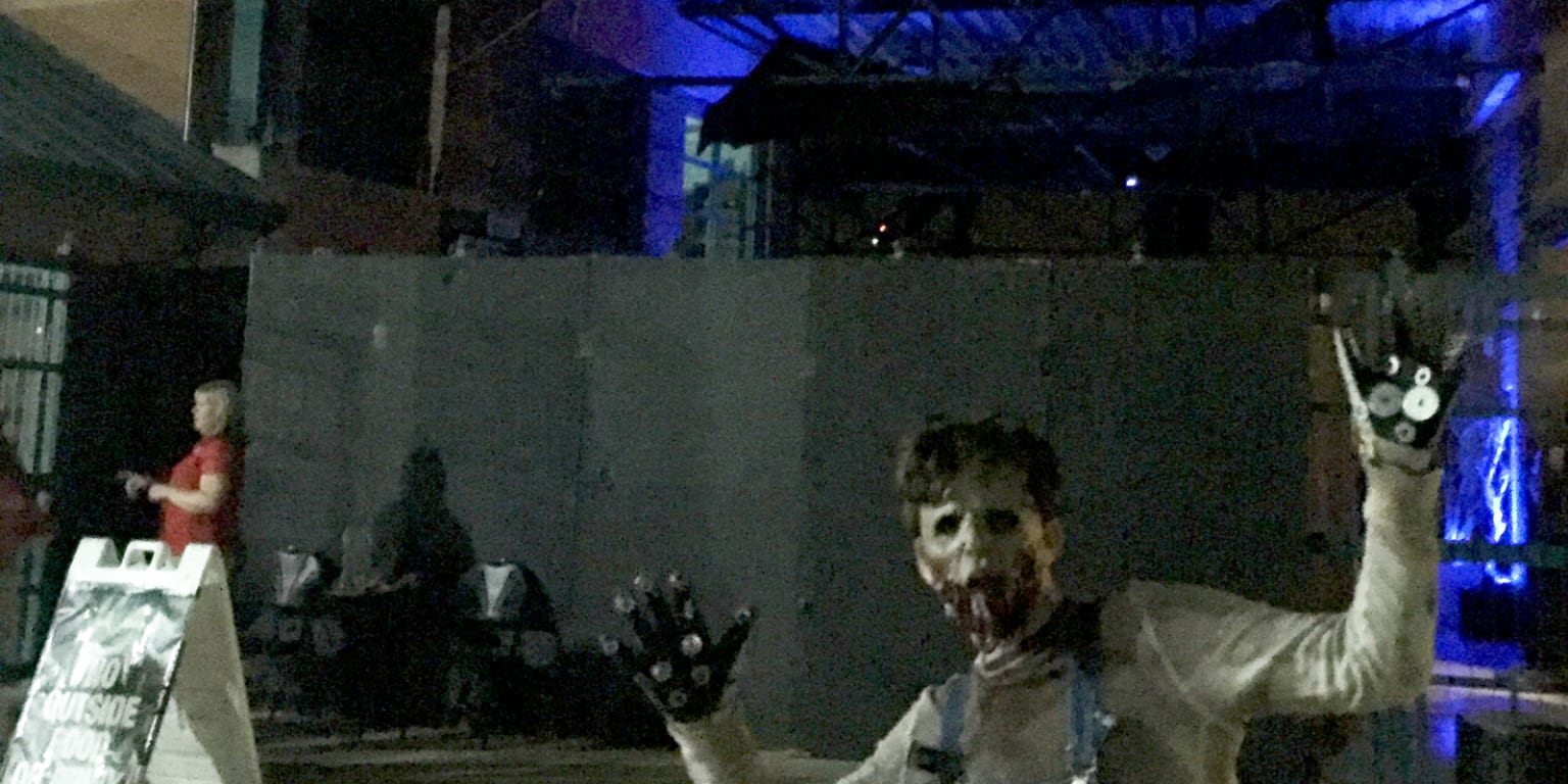 The Minor League Lake Elsinore Storm turn its field into a 'Haunted ...