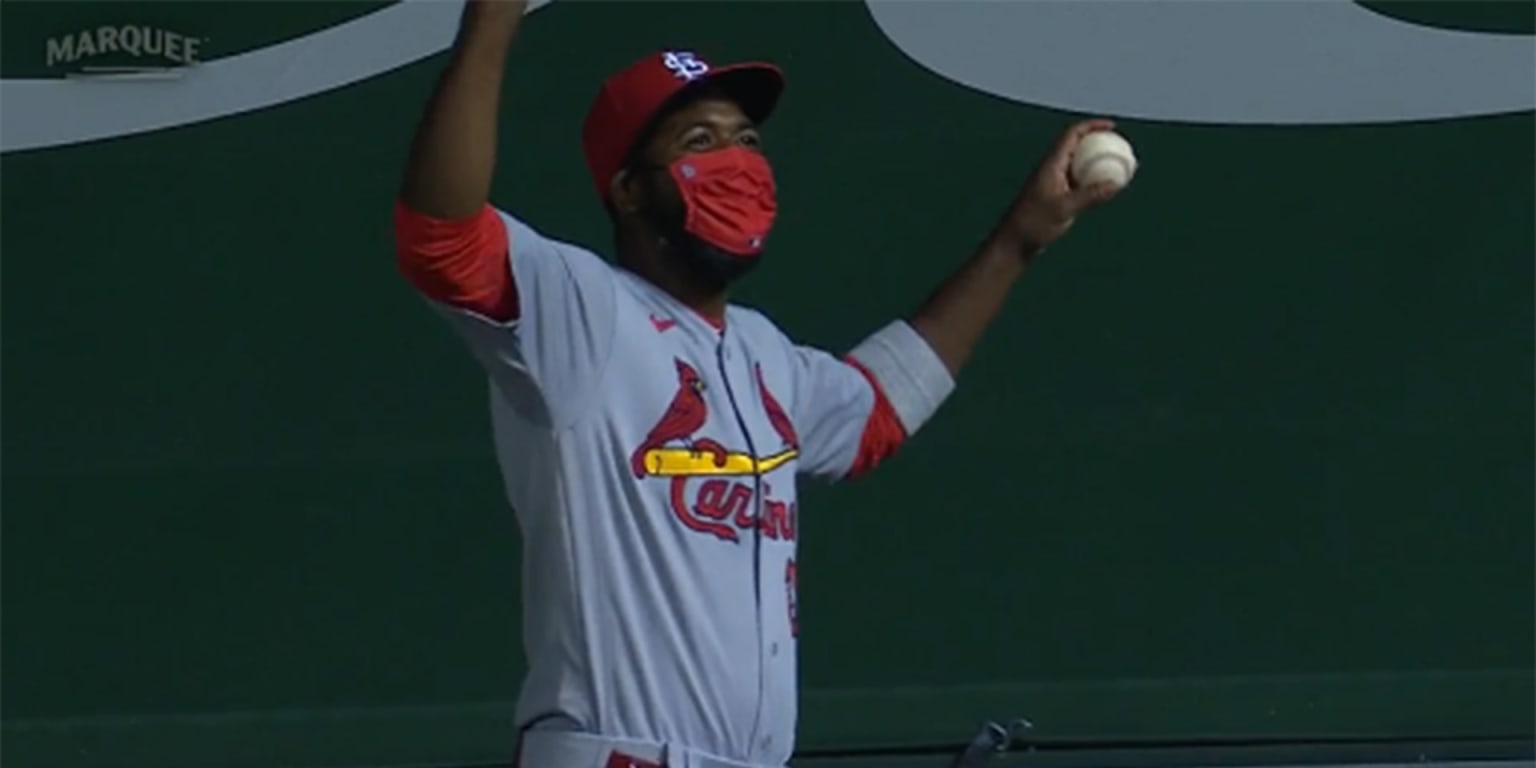 Dexter Fowler gets Max Schrock's first homer from stands