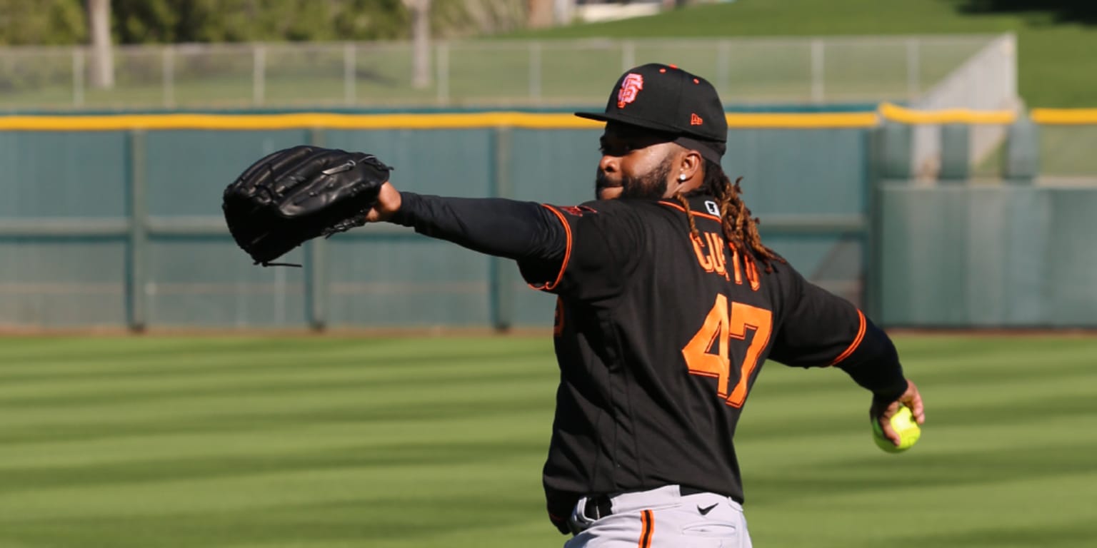 Johnny Cueto at Spring Training feeling healthy