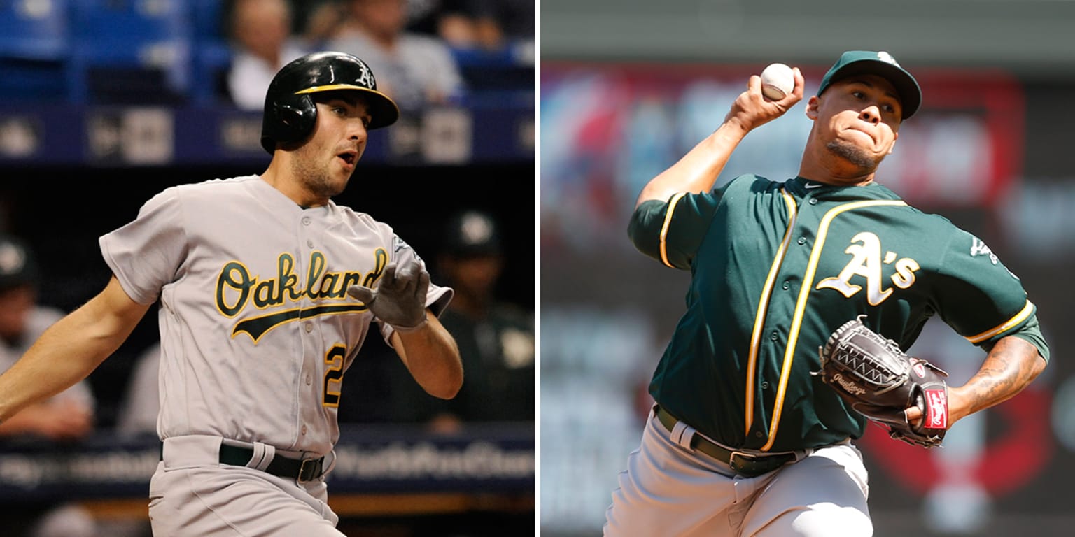 A's recall Matt Olson, Frankie Montas
