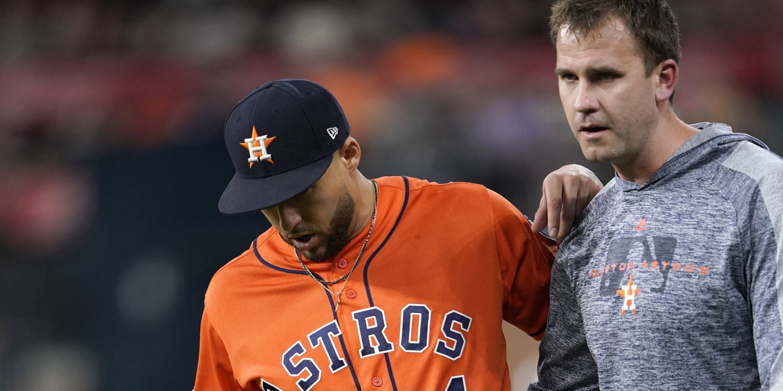 George Springer injury vs. Red Sox