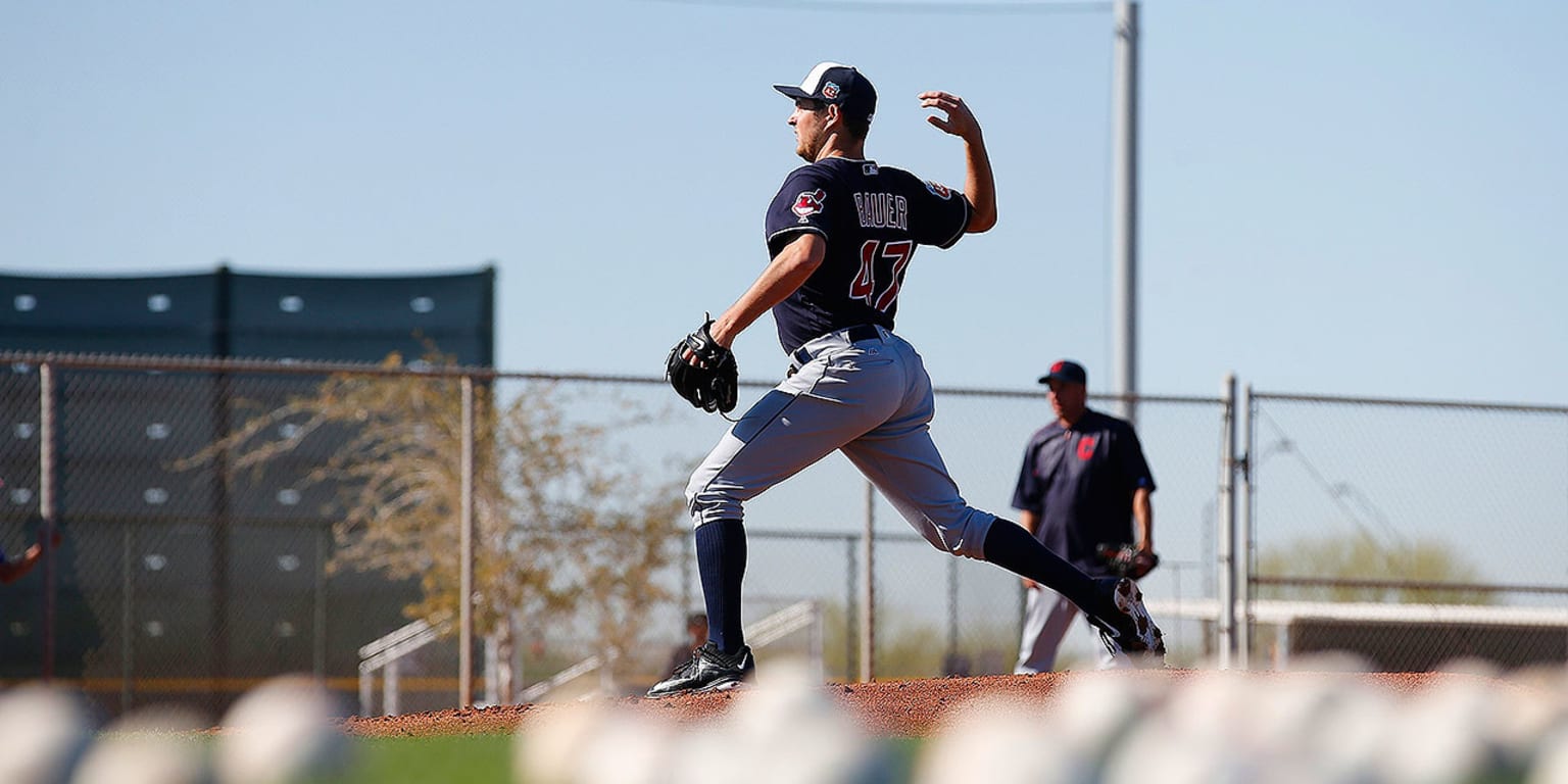 Indians' Trevor Bauer makes spring debut