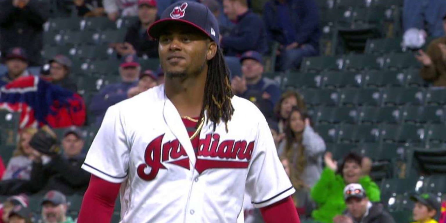 Michael Martinez became this season's first position-player pitcher and ...