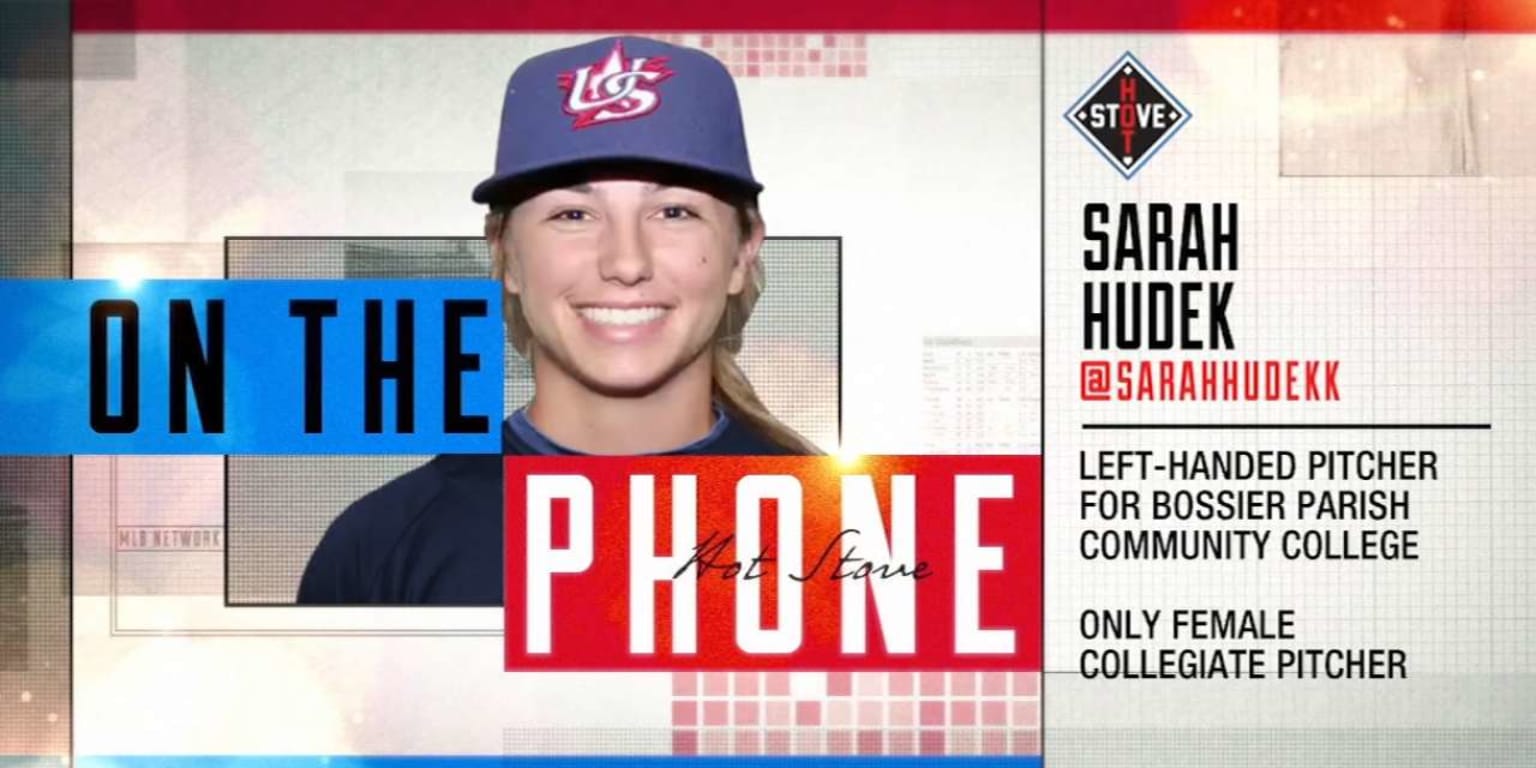 Sarah Hudek celebrates her first big college win by calling into 'Hot ...