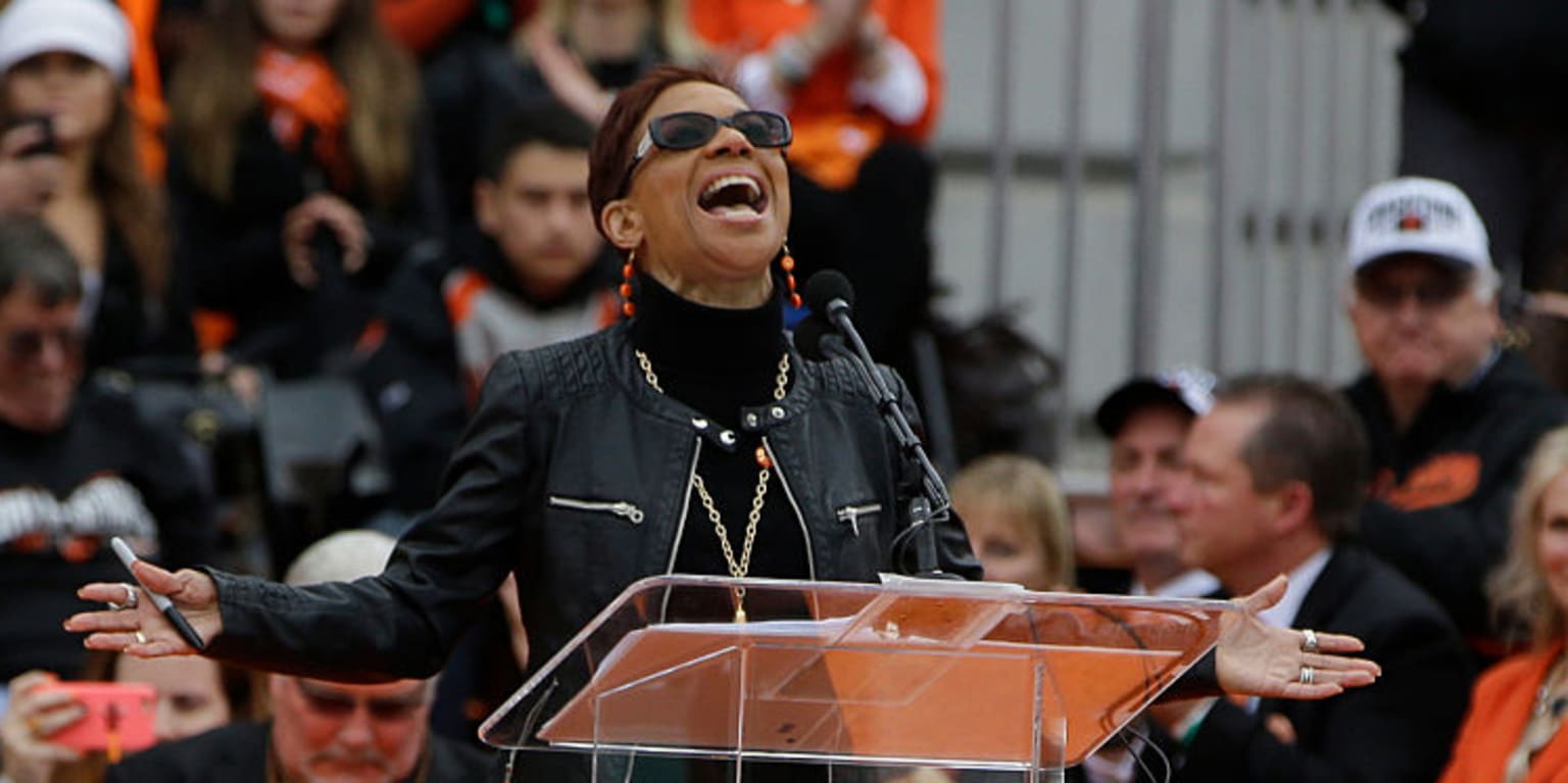 In 2002, Renel Brooks-Moon became the first female announcer of a ...