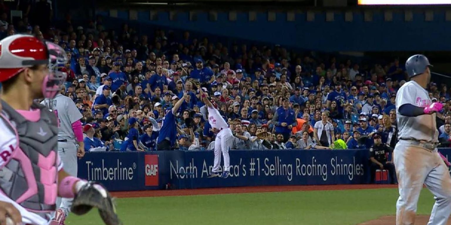 The Season of the Ballboy continued with this acrobatic catch in ...