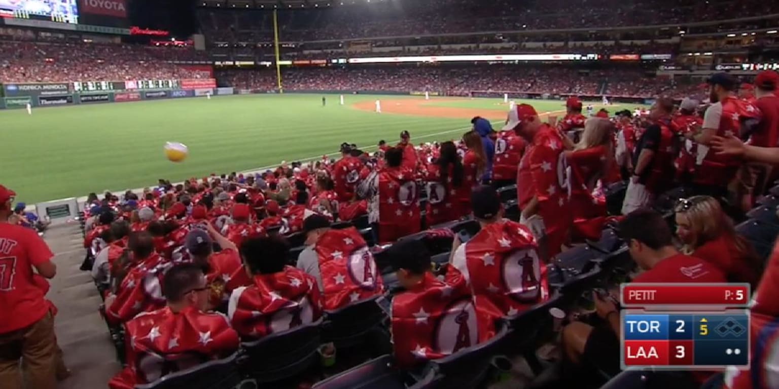 Angels fans set yet another world record, this time by wearing capes ...