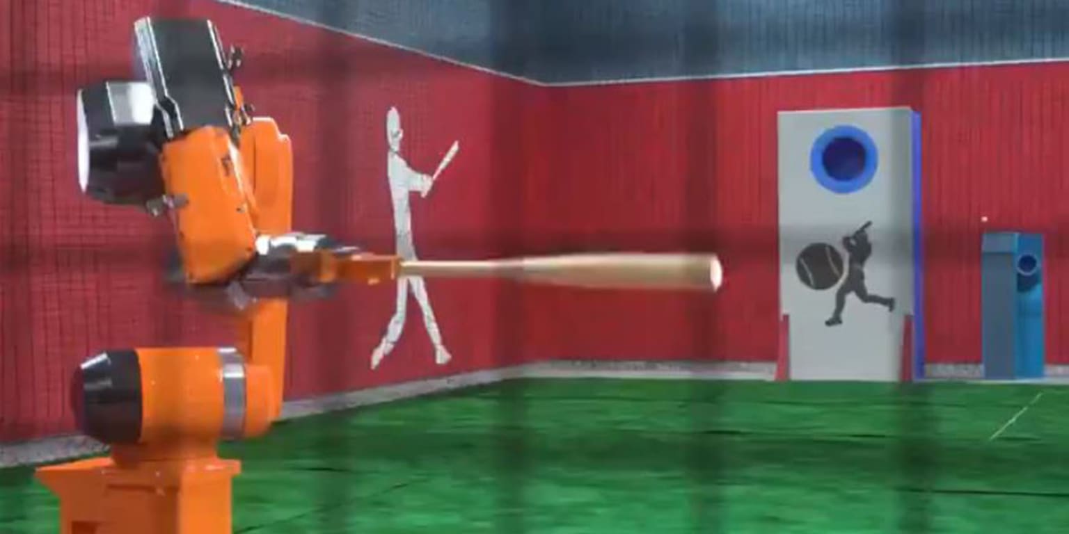 This robot is too good at hitting baseballs
