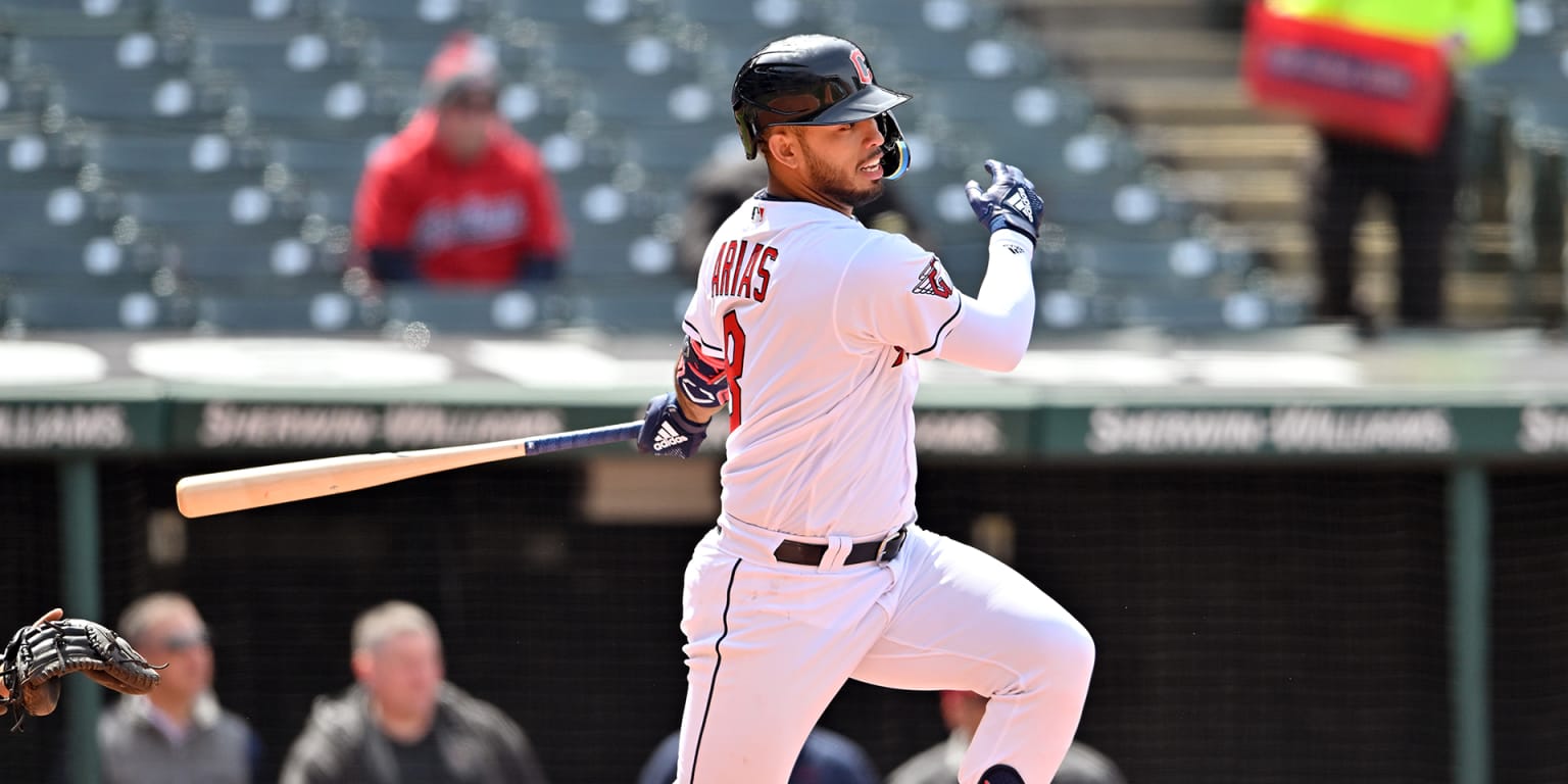 Gabriel Arias enjoys first stint in Major Leagues