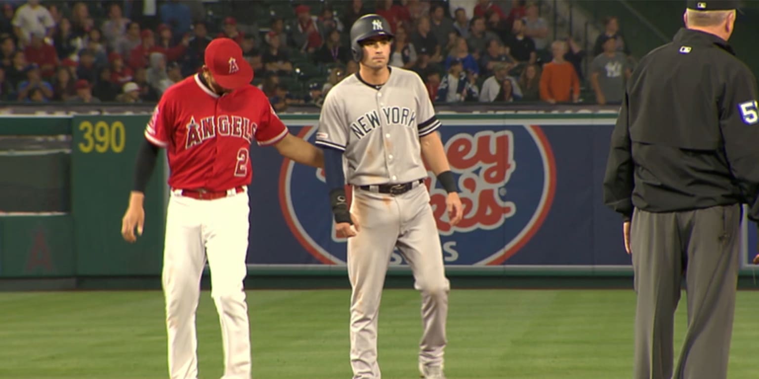 Mike Trout catch hidden ball trick