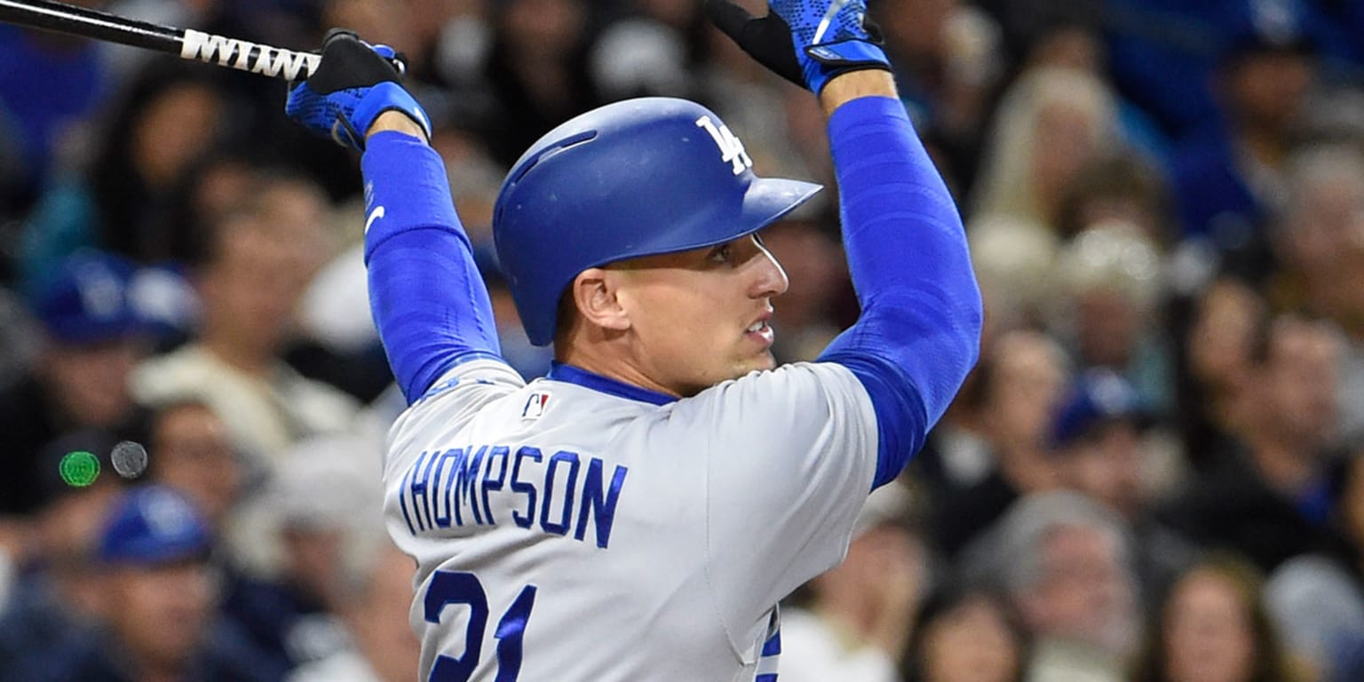 Dodgers' Trayce Thompson's back improves